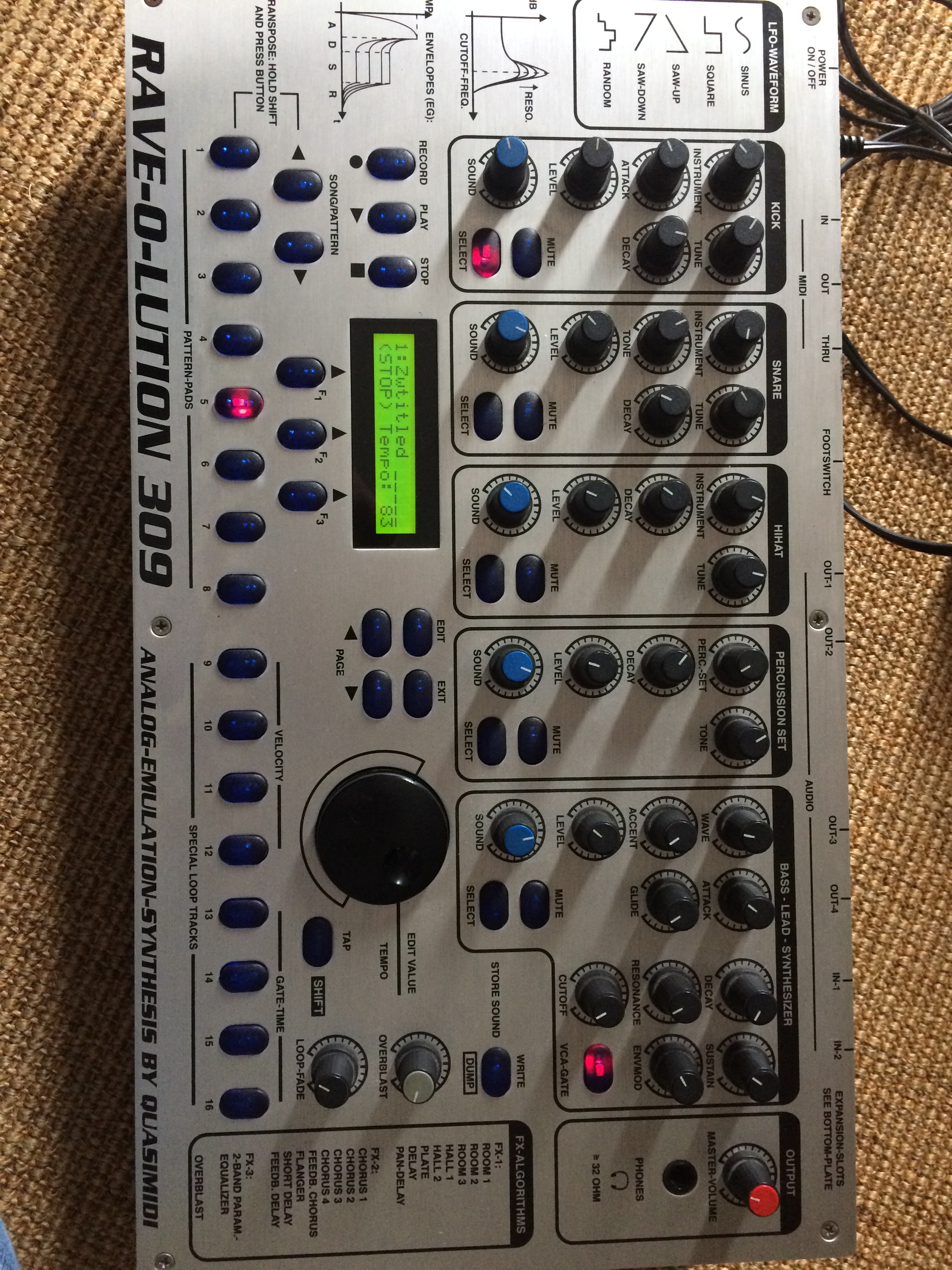 RAVE-O-LUTION 309 - Quasimidi Rave-O-Lution 309 - Audiofanzine