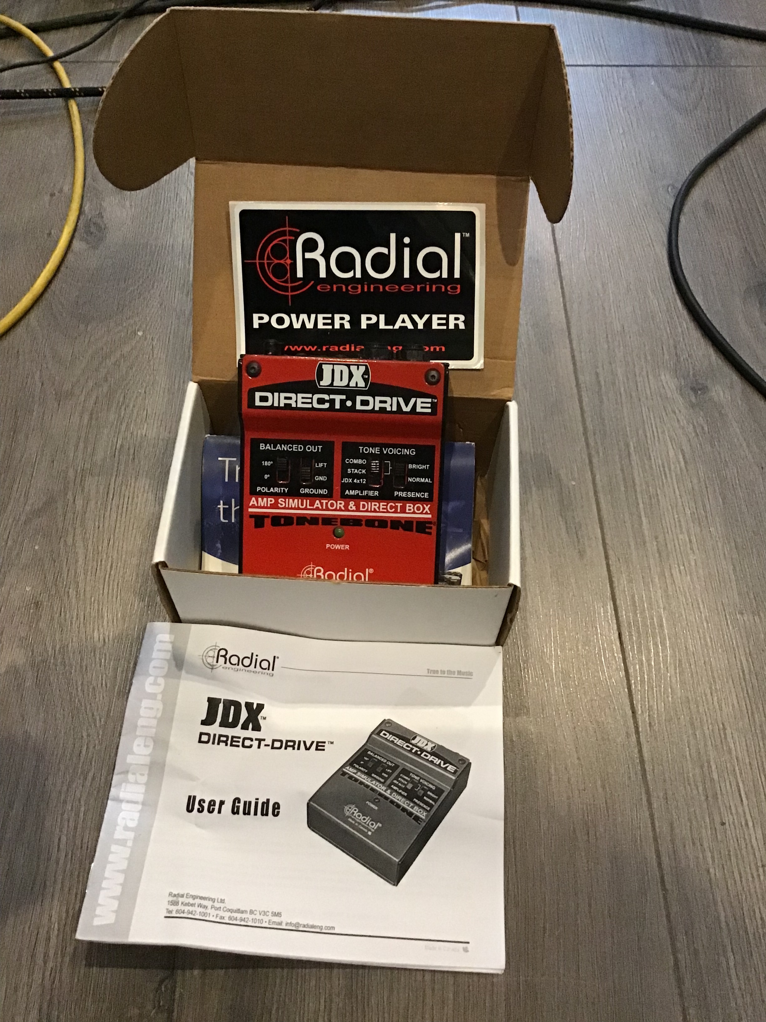 JDX Direct-Drive amp simulator Radial Engineering - Audiofanzine