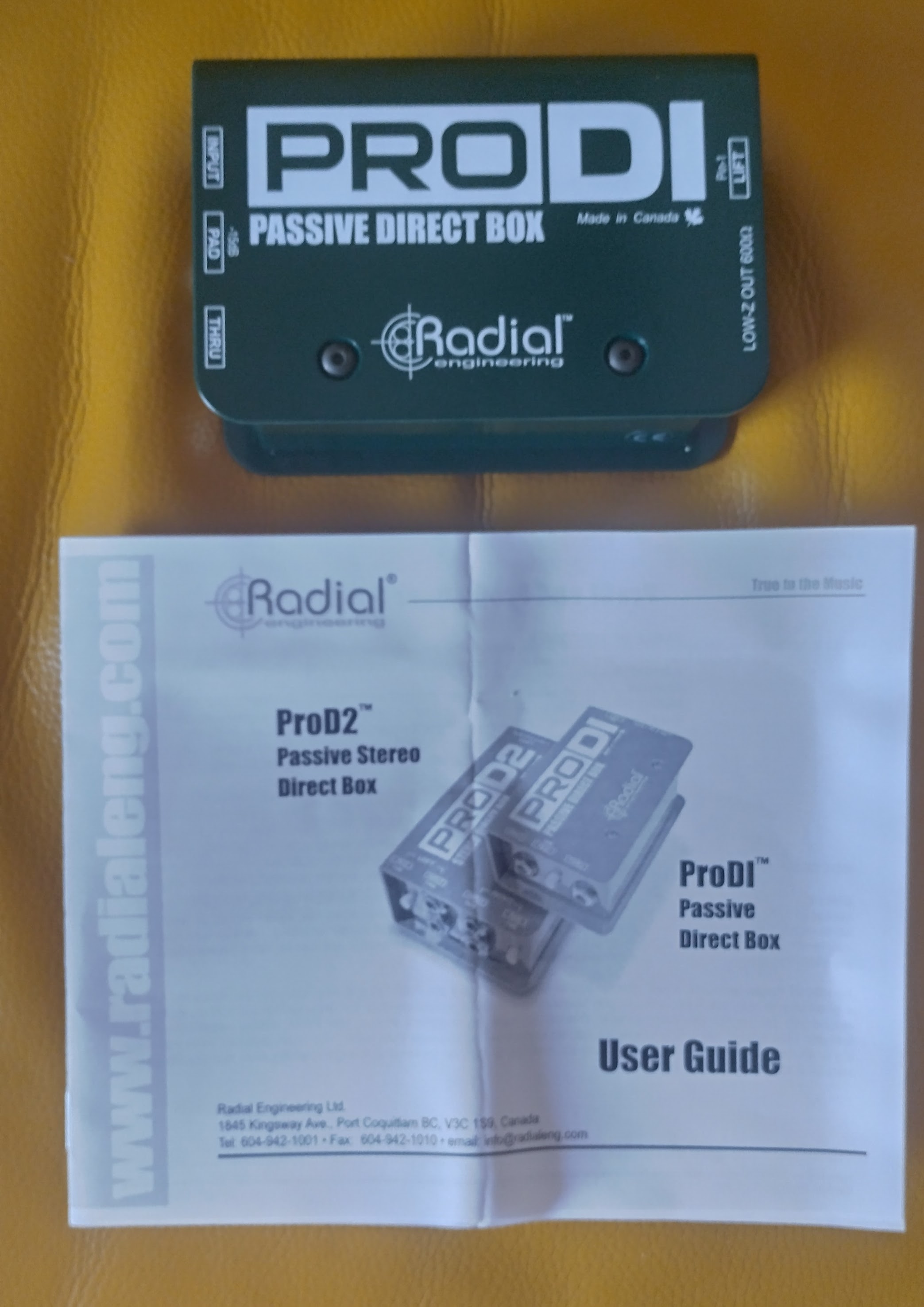 ProDI - Radial Engineering ProDI - Audiofanzine