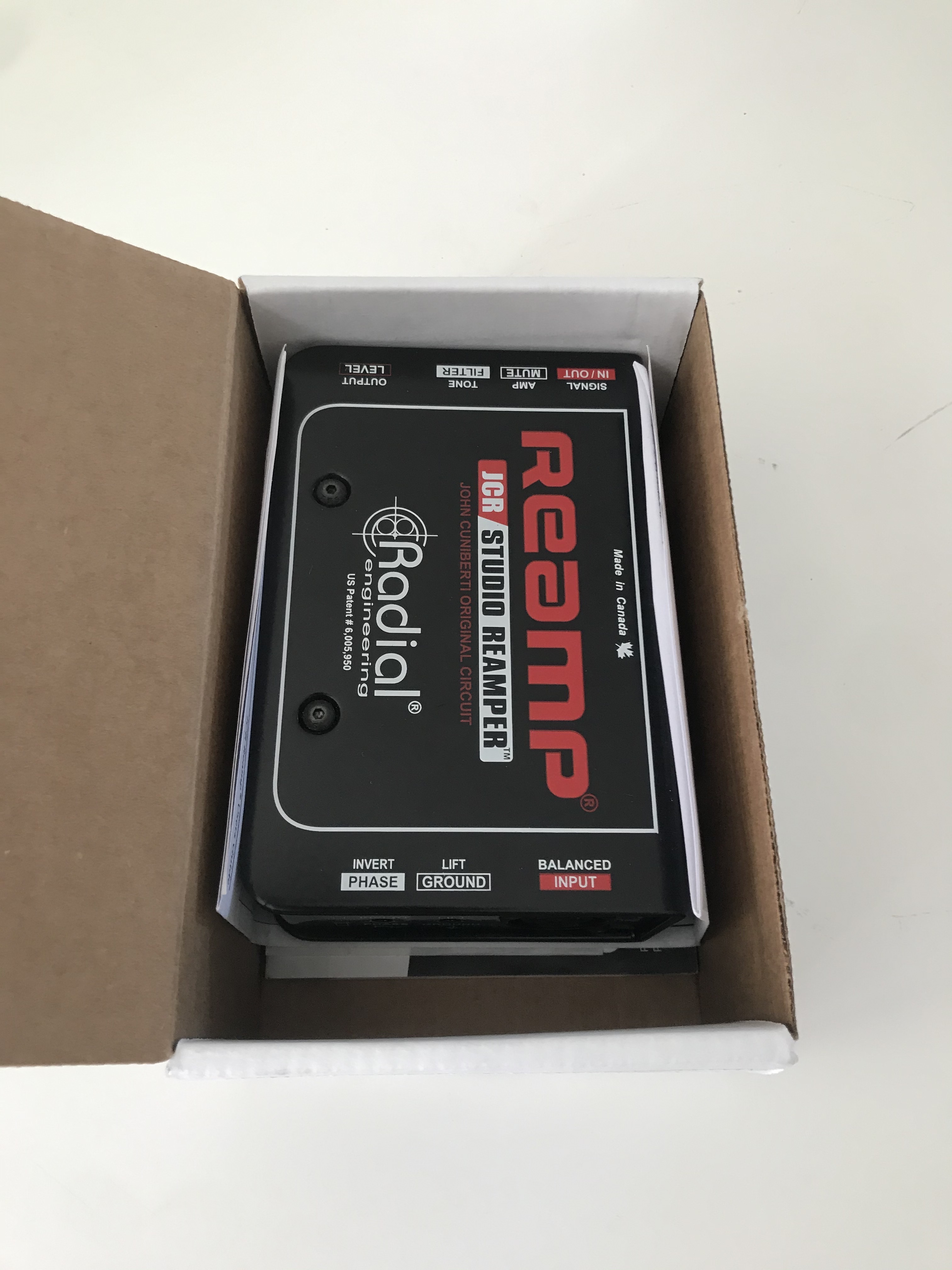 REAMP JCR - Radial Engineering REAMP JCR - Audiofanzine