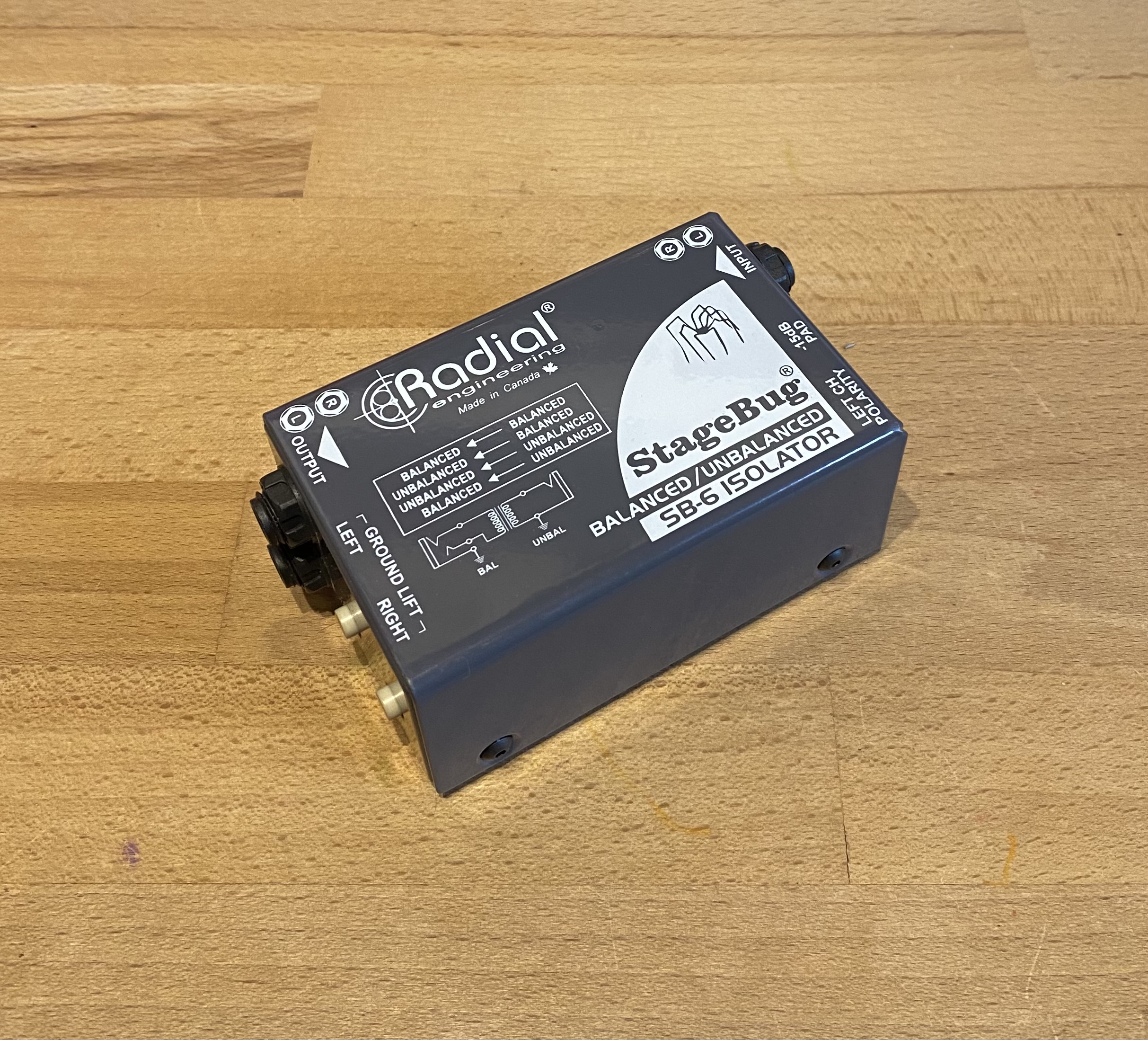 StageBug SB-6 - Radial Engineering StageBug SB-6 - Audiofanzine