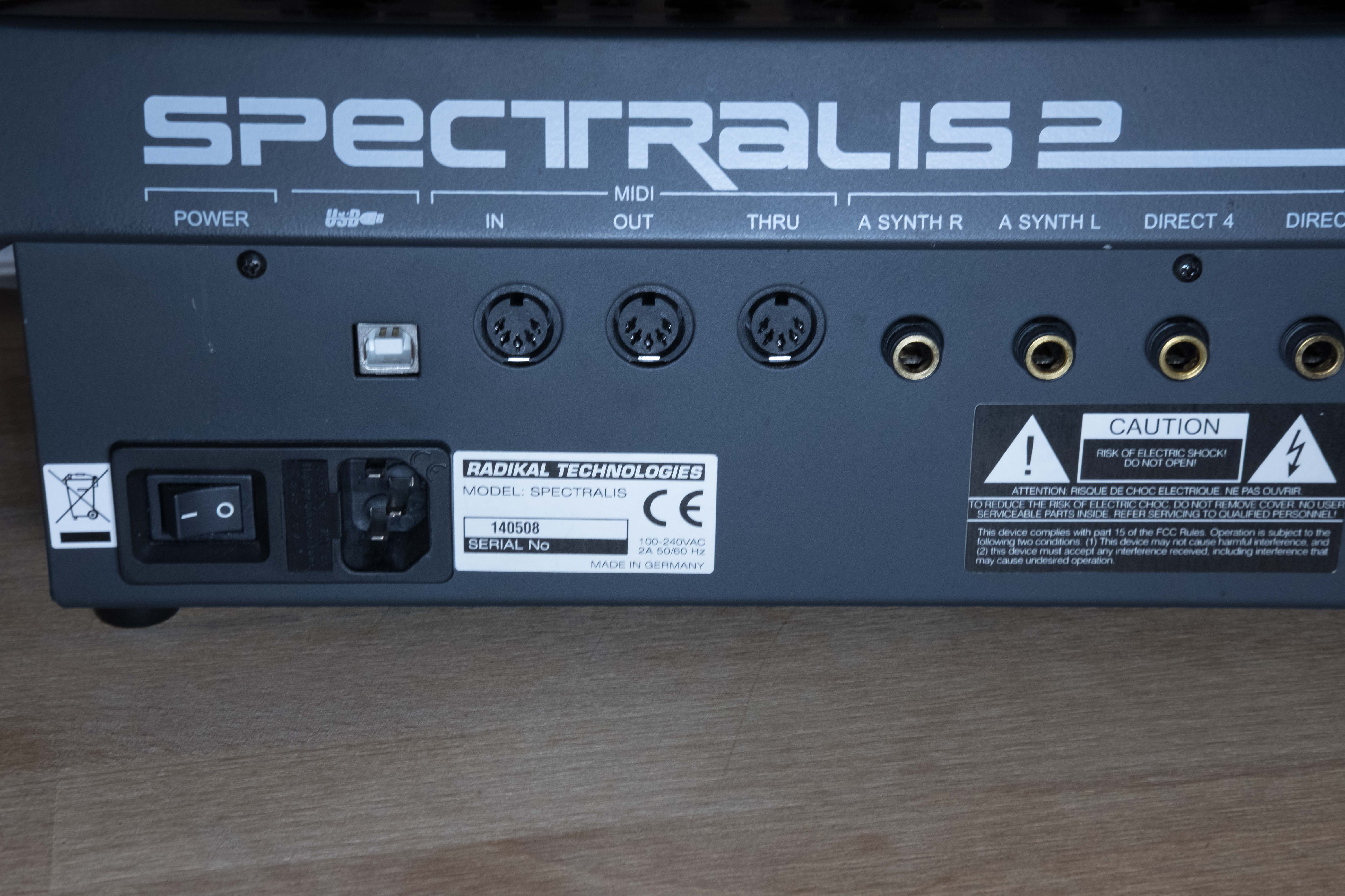 SPECTRALIS 2 - Radikal Technologies Spectralis 2 - Audiofanzine