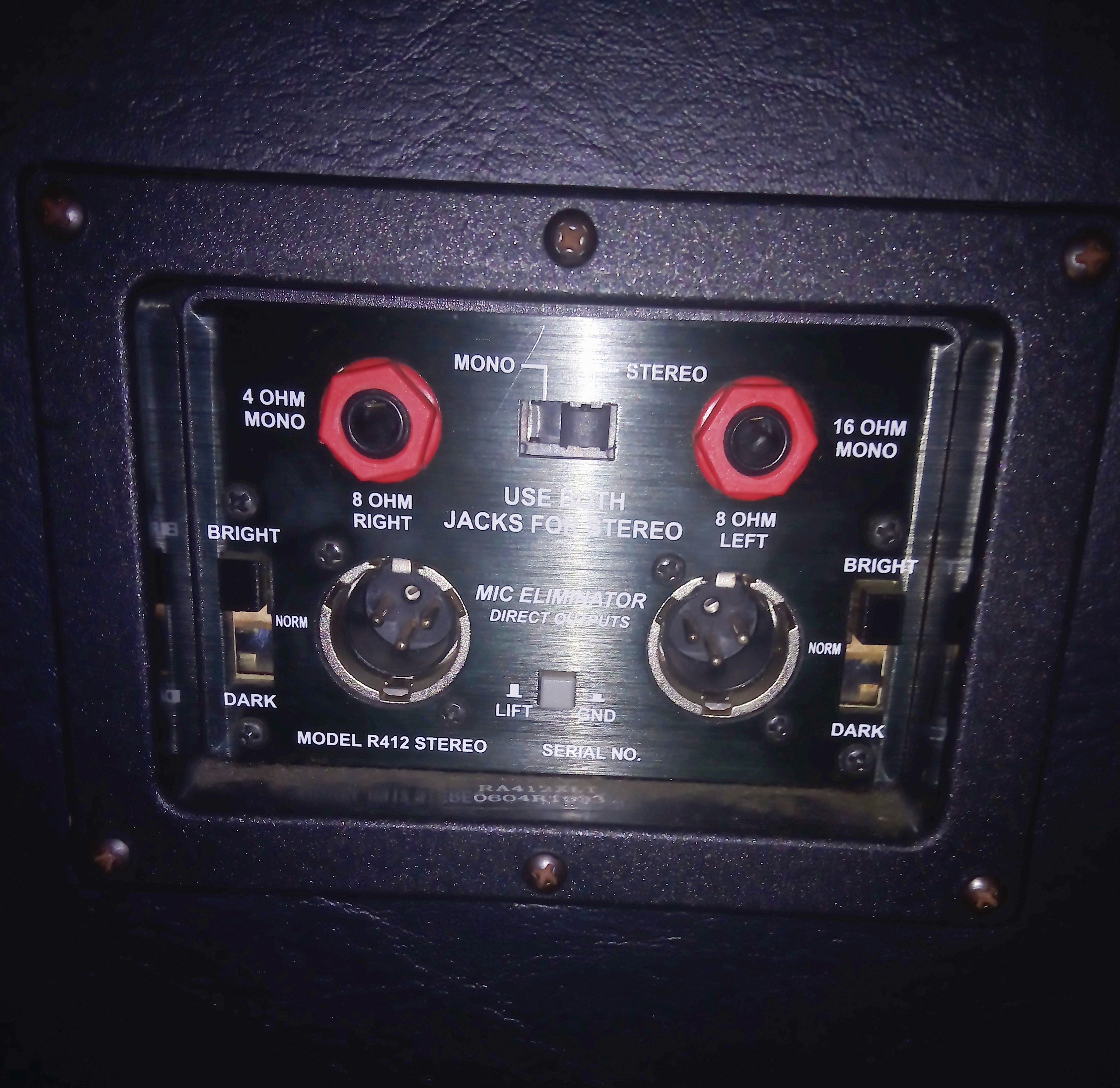 R 412 XLT - Randall R 412 XLT - Audiofanzine