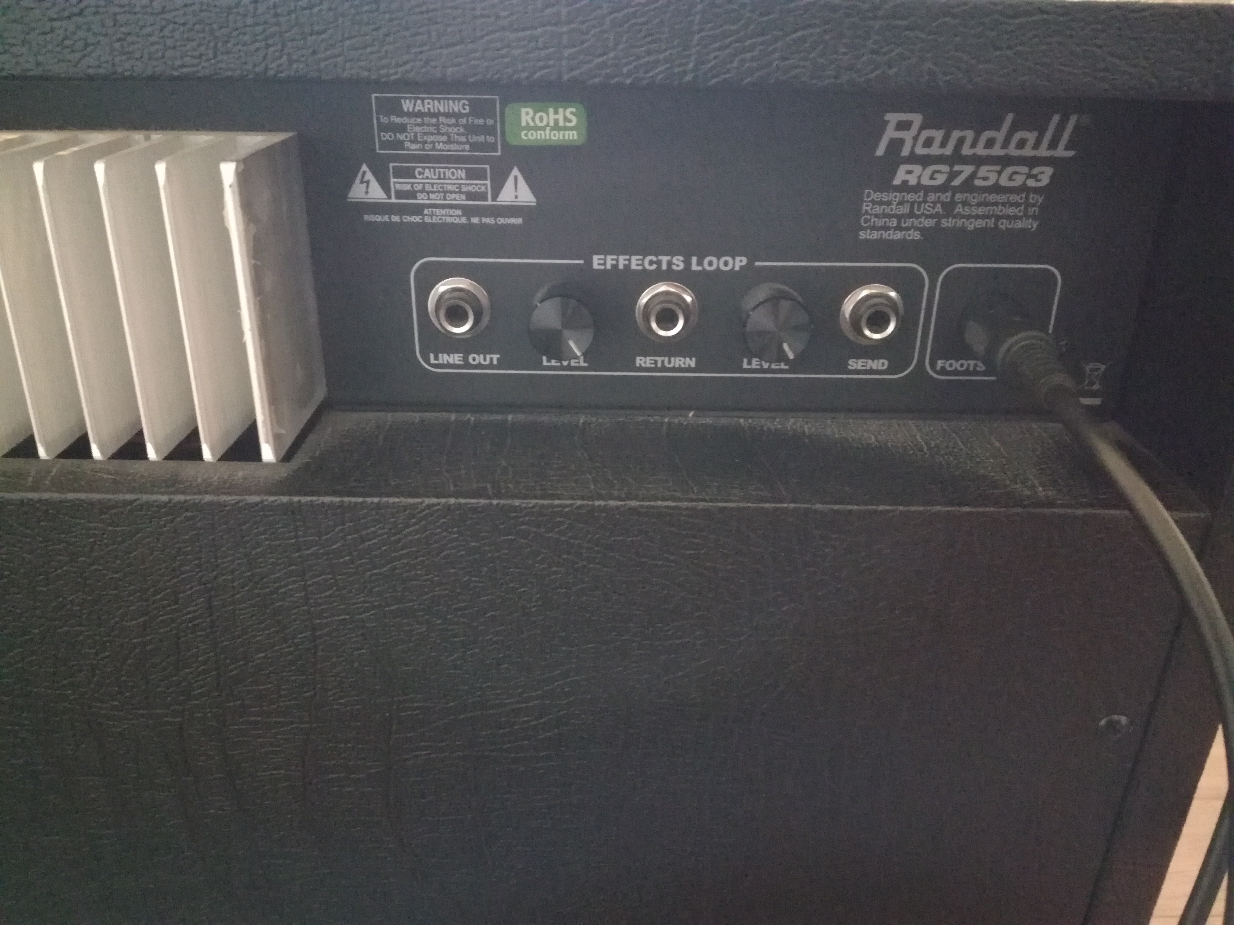 RG 75 G3 - Randall RG 75 G3 - Audiofanzine