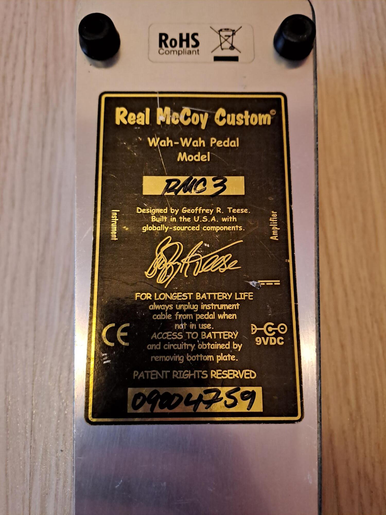 RMC 3 - Real McCoy Custom RMC 3 - Audiofanzine