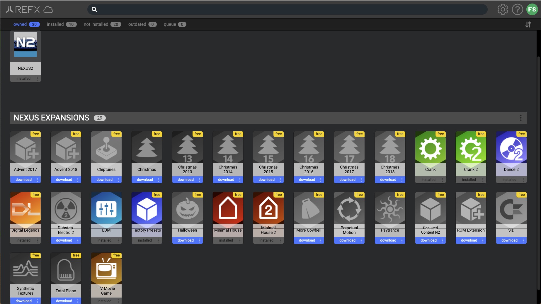 Nexus 2 - reFX Nexus 2 - Audiofanzine