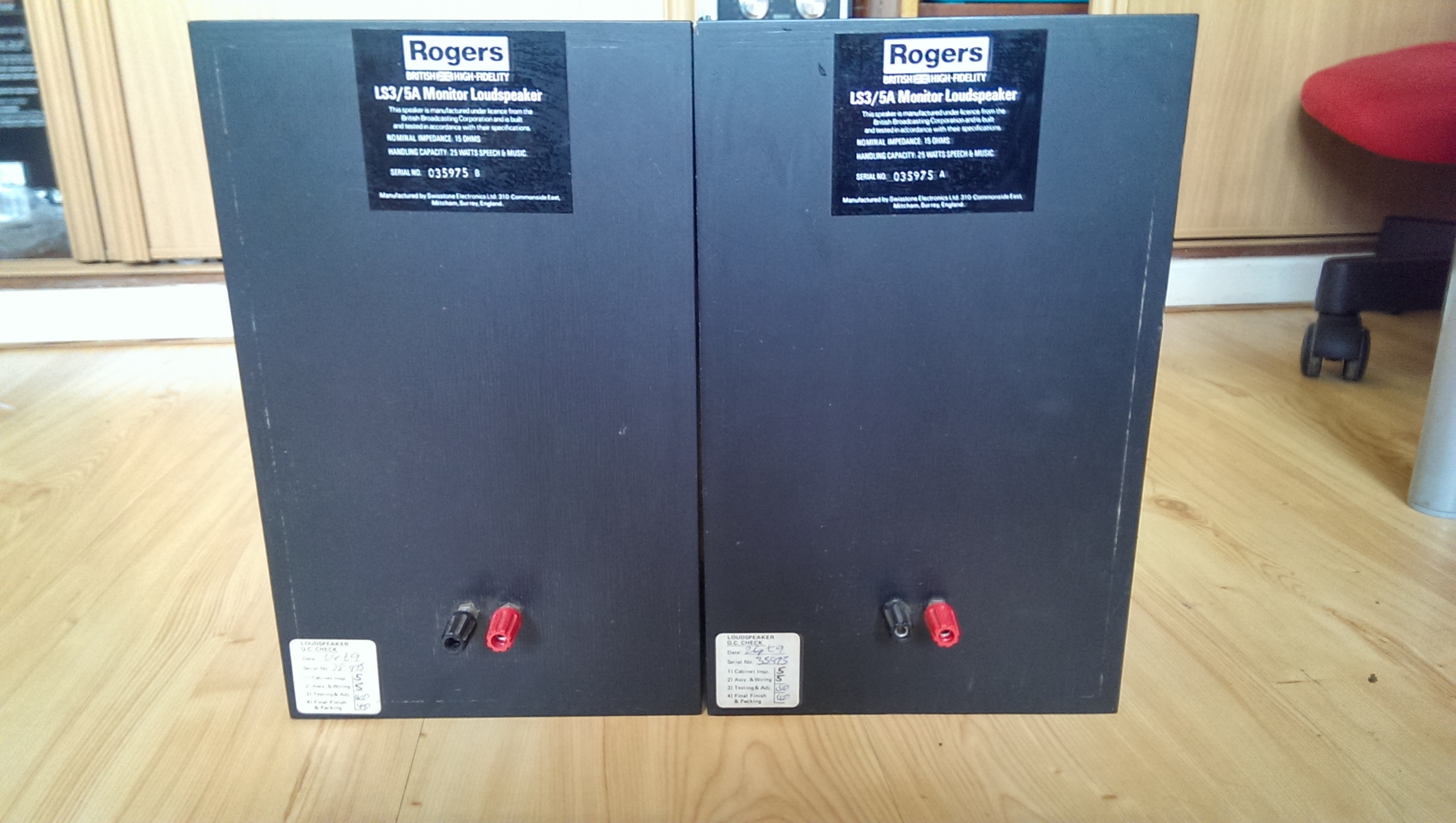 LS3/5A - Rogers LS3/5A - Audiofanzine