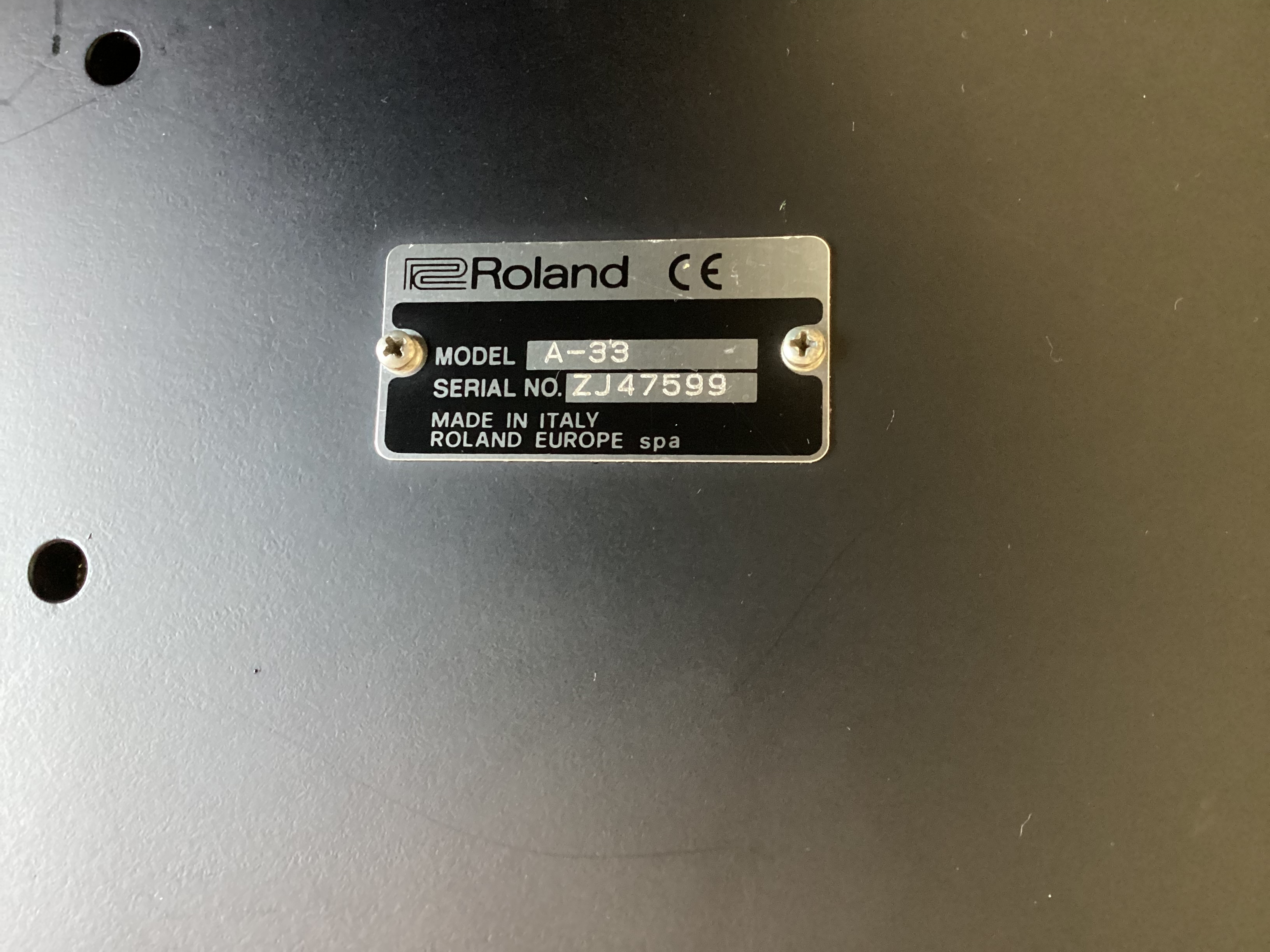 A-33 - Roland A-33 - Audiofanzine
