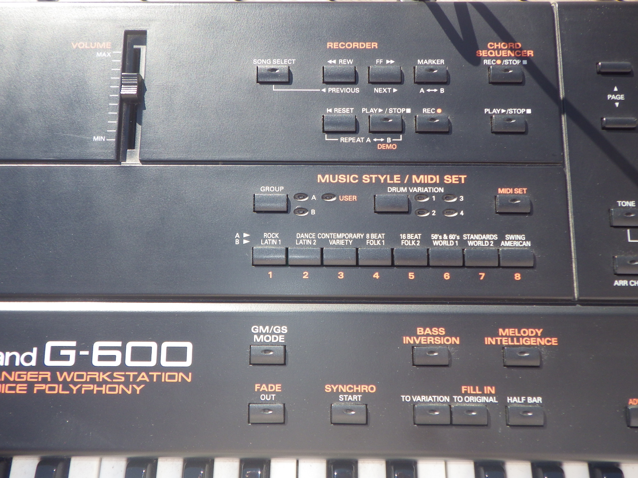 G-600 - Roland G-600 - Audiofanzine