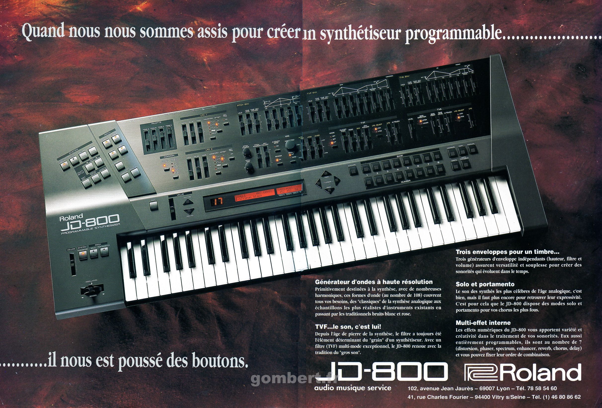 JD-800 - Roland JD-800 - Audiofanzine