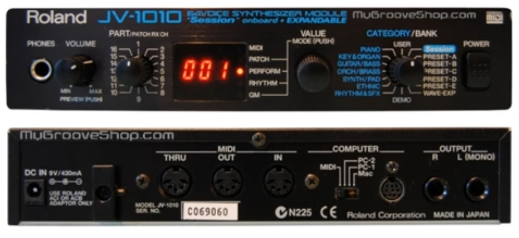 JV-1010 - Roland JV-1010 - Audiofanzine