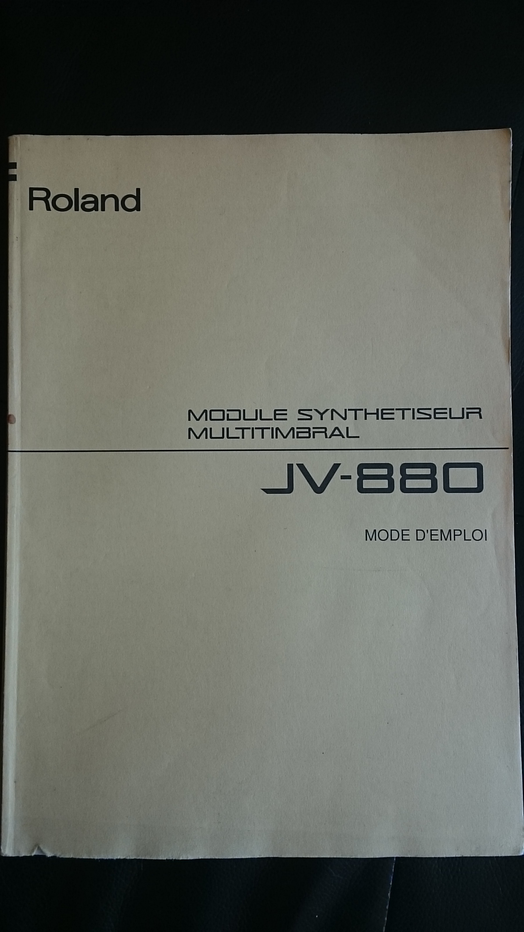 JV-880 - Roland JV-880 - Audiofanzine