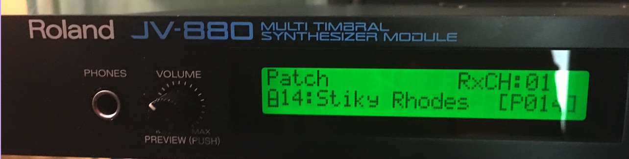 JV-880 - Roland JV-880 - Audiofanzine