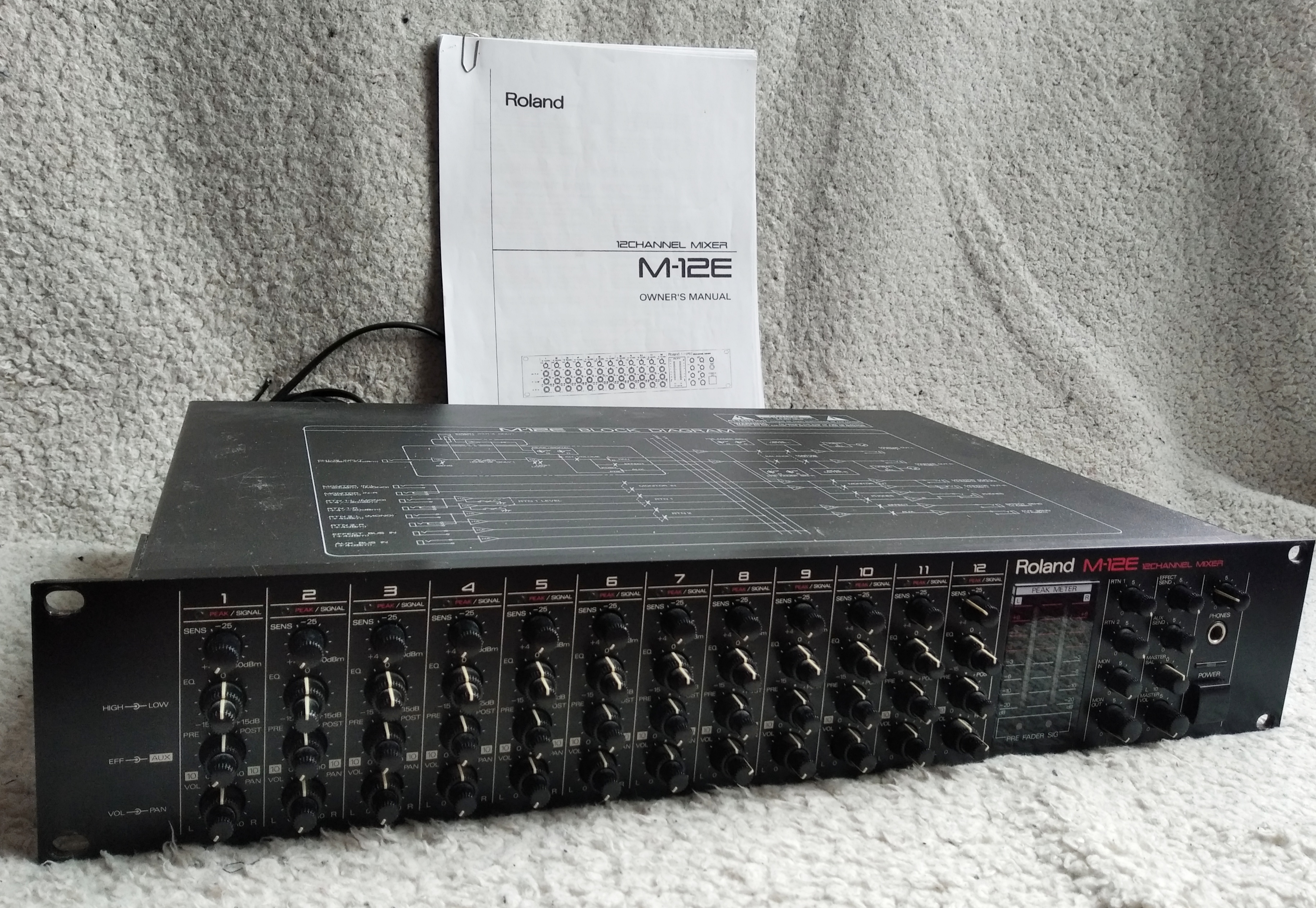 M-12E - Roland M-12E - Audiofanzine