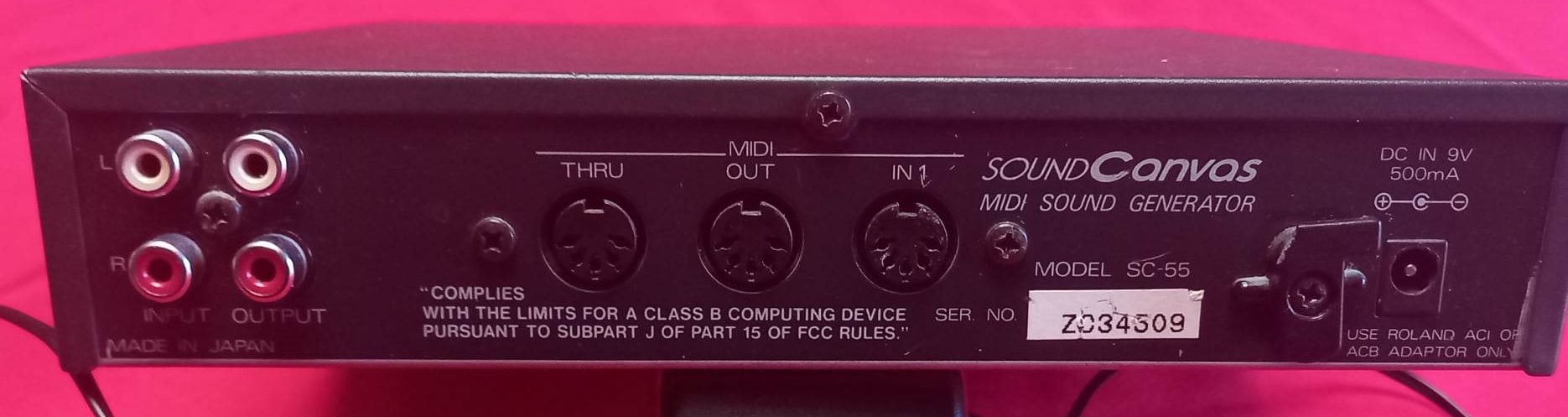 SC-55 - Roland SC-55 - Audiofanzine