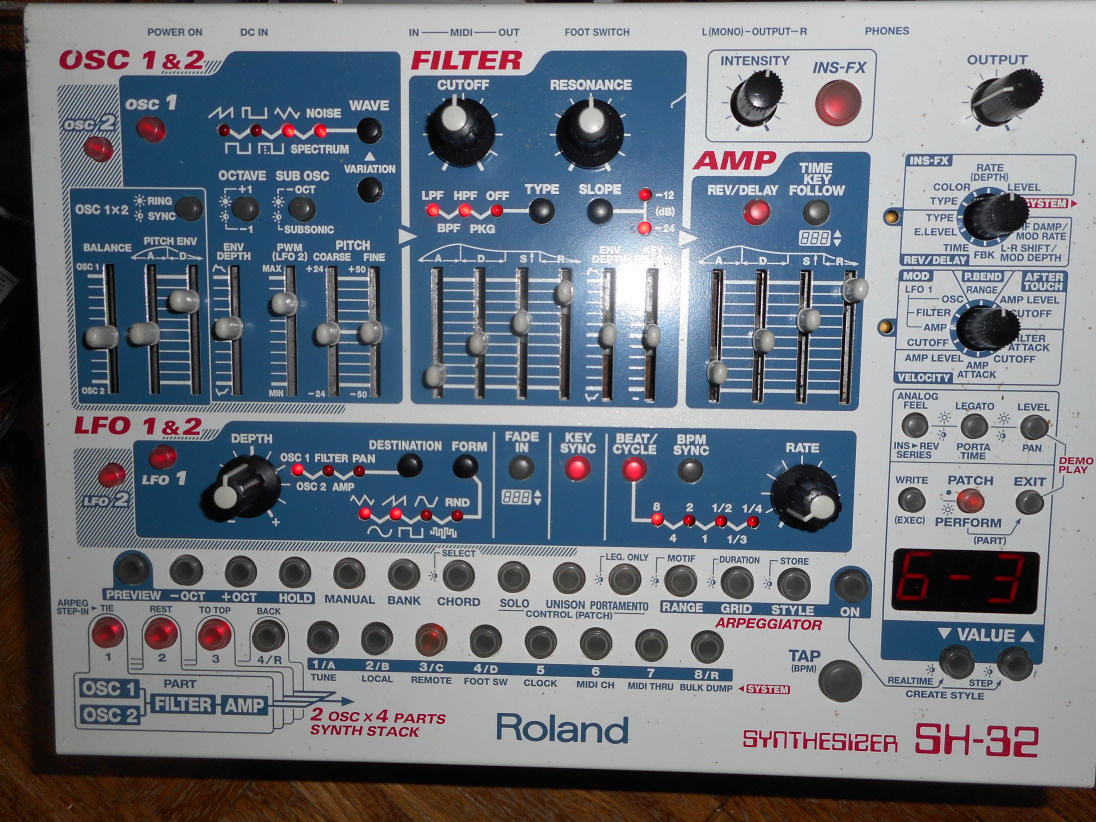SH-32 - Roland SH-32 - Audiofanzine