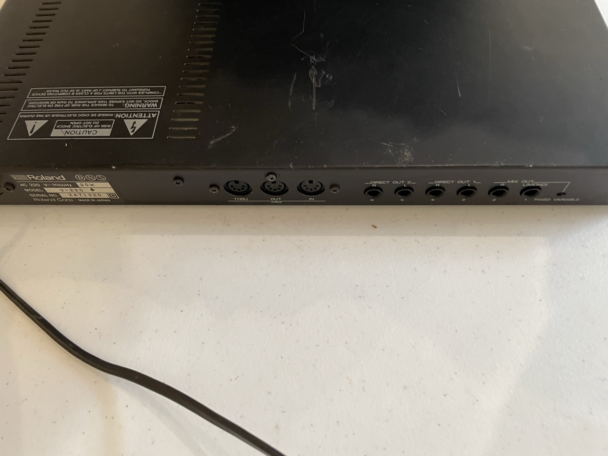 U-220 - Roland U-220 - Audiofanzine