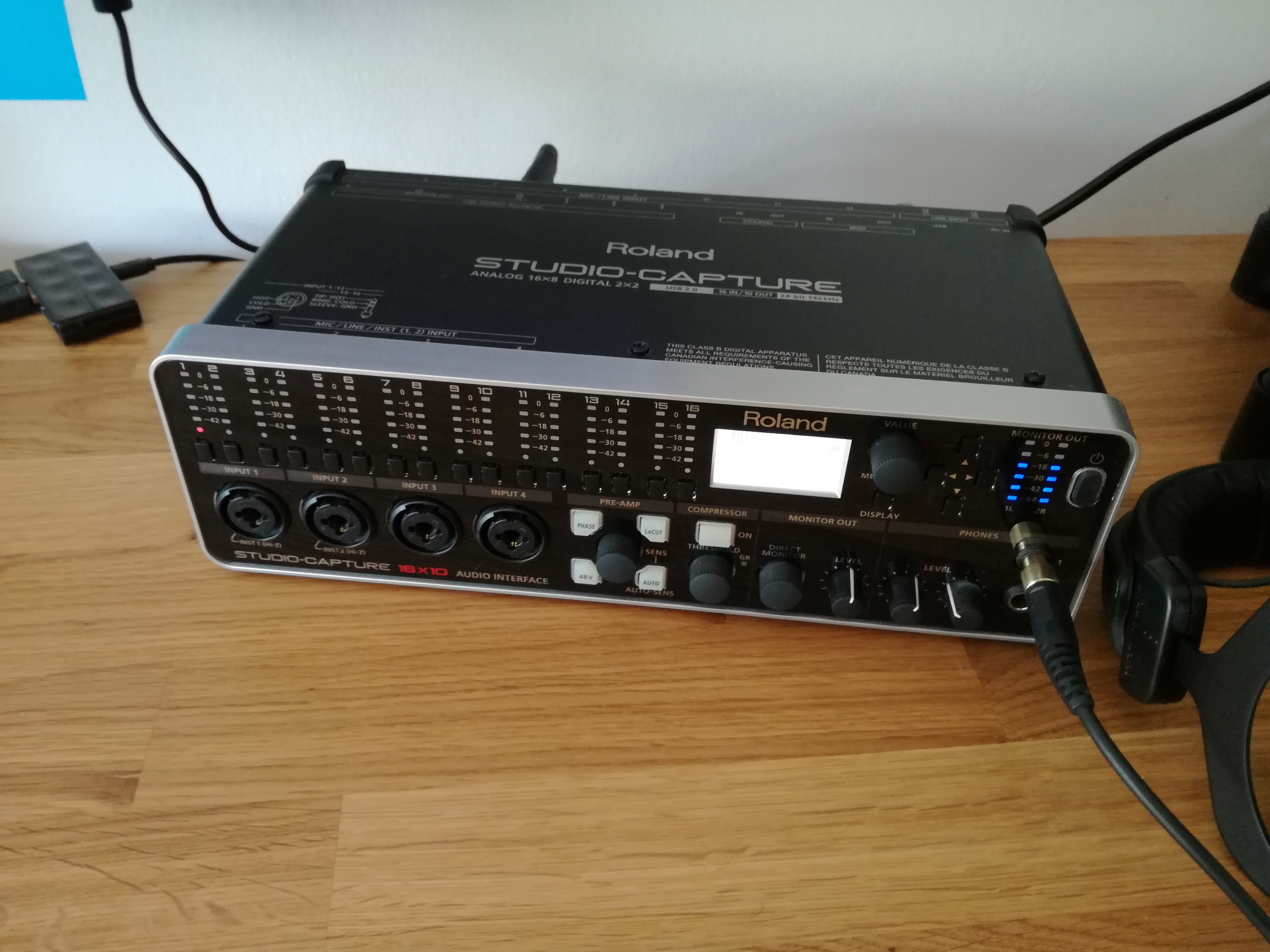 UA-1610 STUDIO CAPTURE - Roland UA-1610 Studio Capture - Audiofanzine