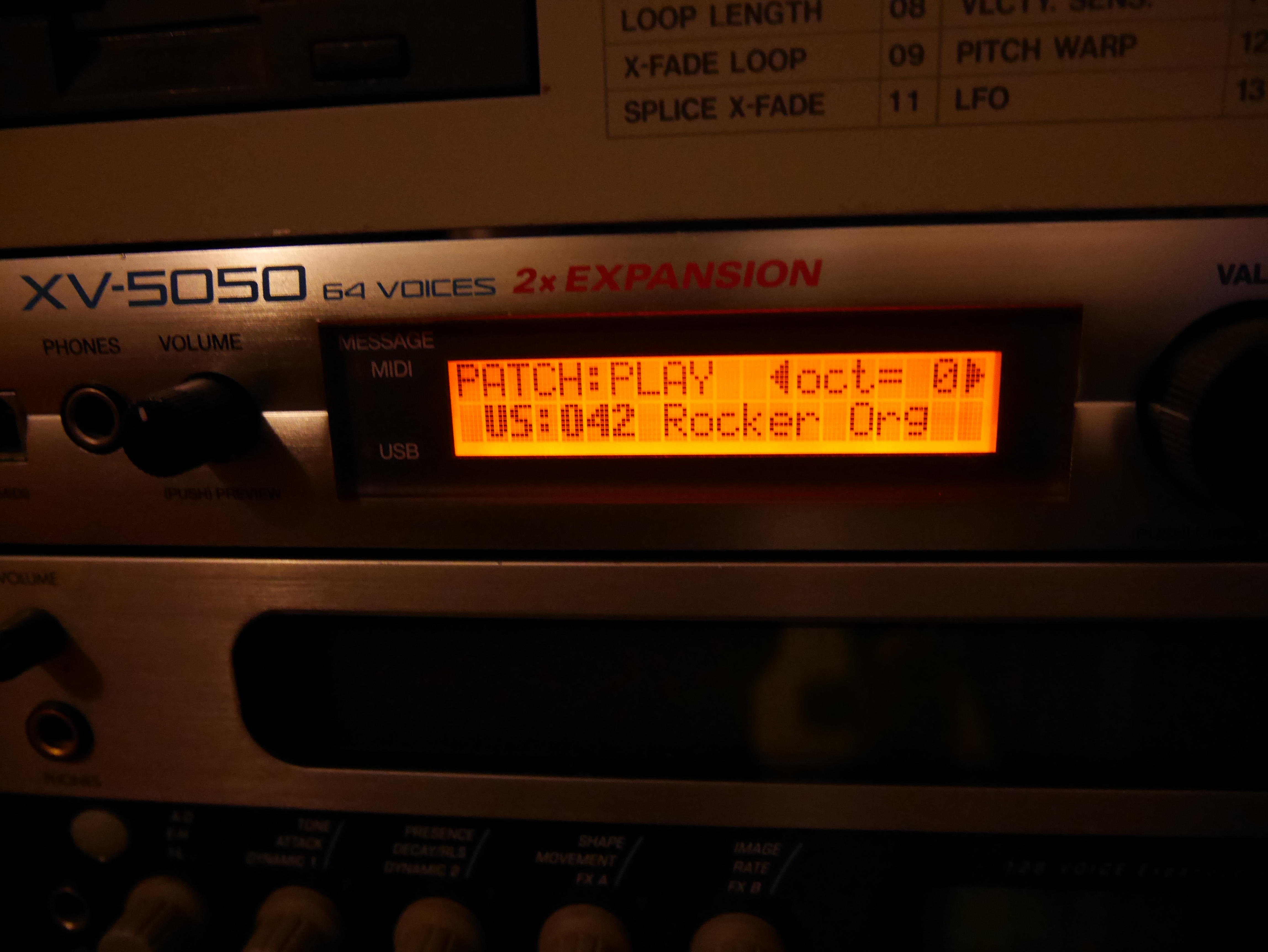 XV-5050 - Roland XV-5050 - Audiofanzine