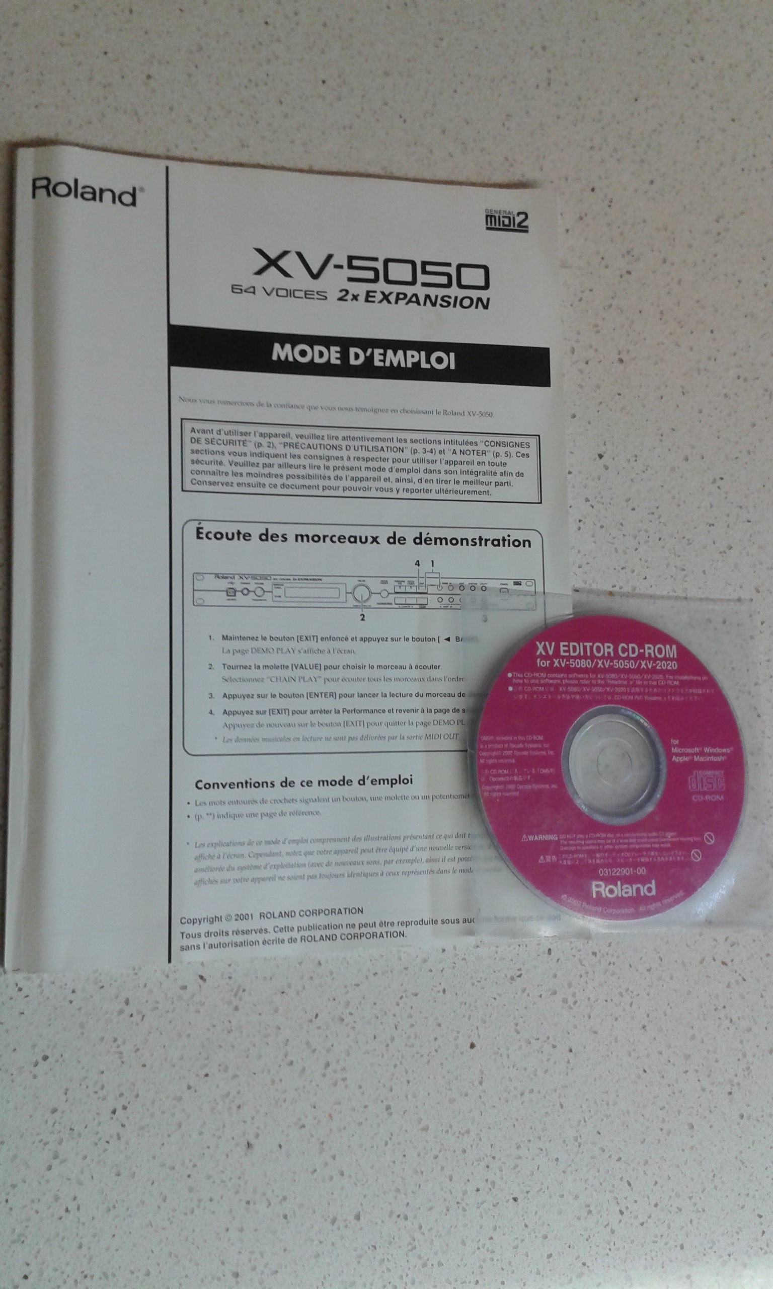 XV-5050 - Roland XV-5050 - Audiofanzine