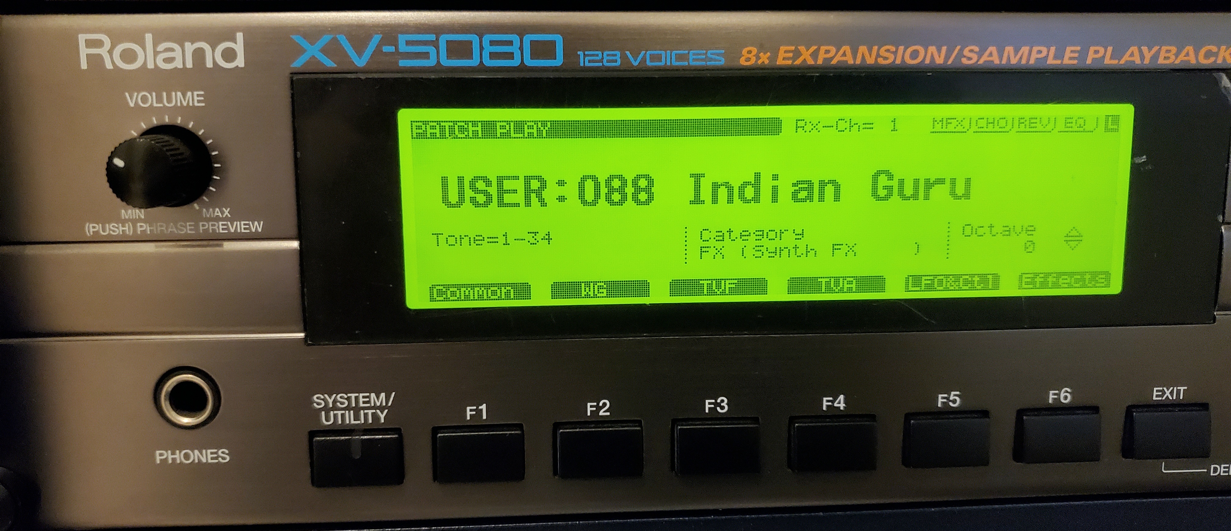 XV-5080 - Roland XV-5080 - Audiofanzine