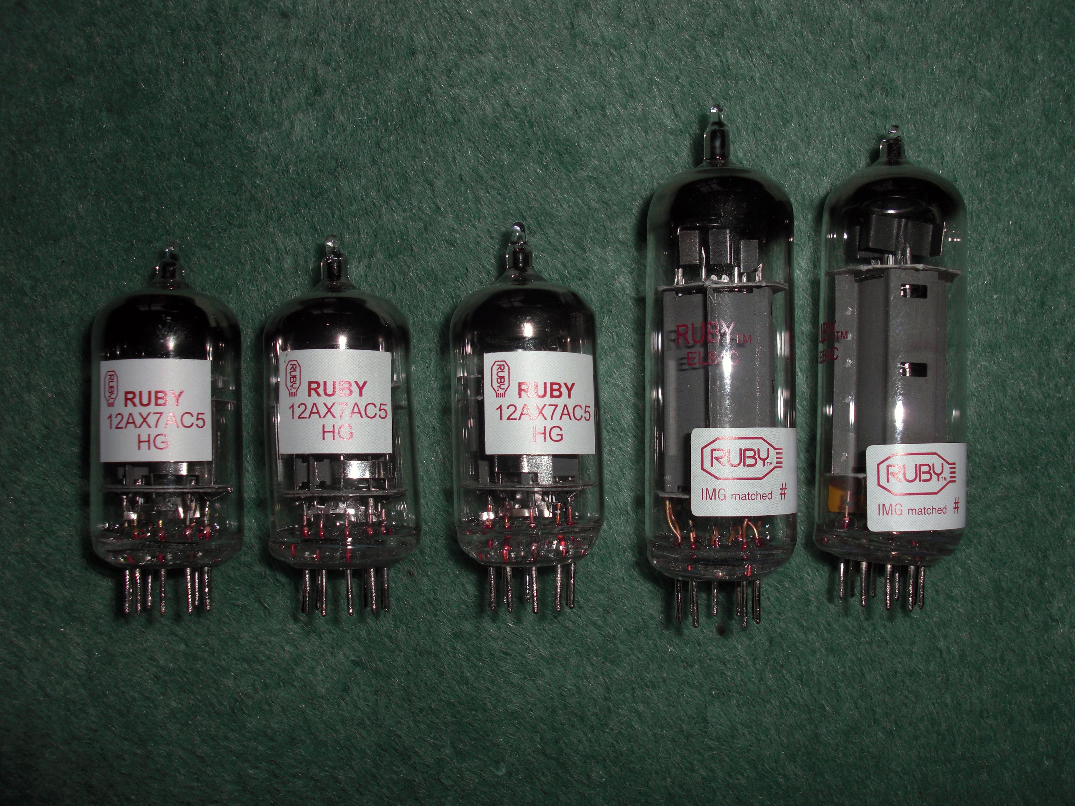 12AX7 AC5 HG+ - Ruby 12ax7 ac5 HG+ - Audiofanzine