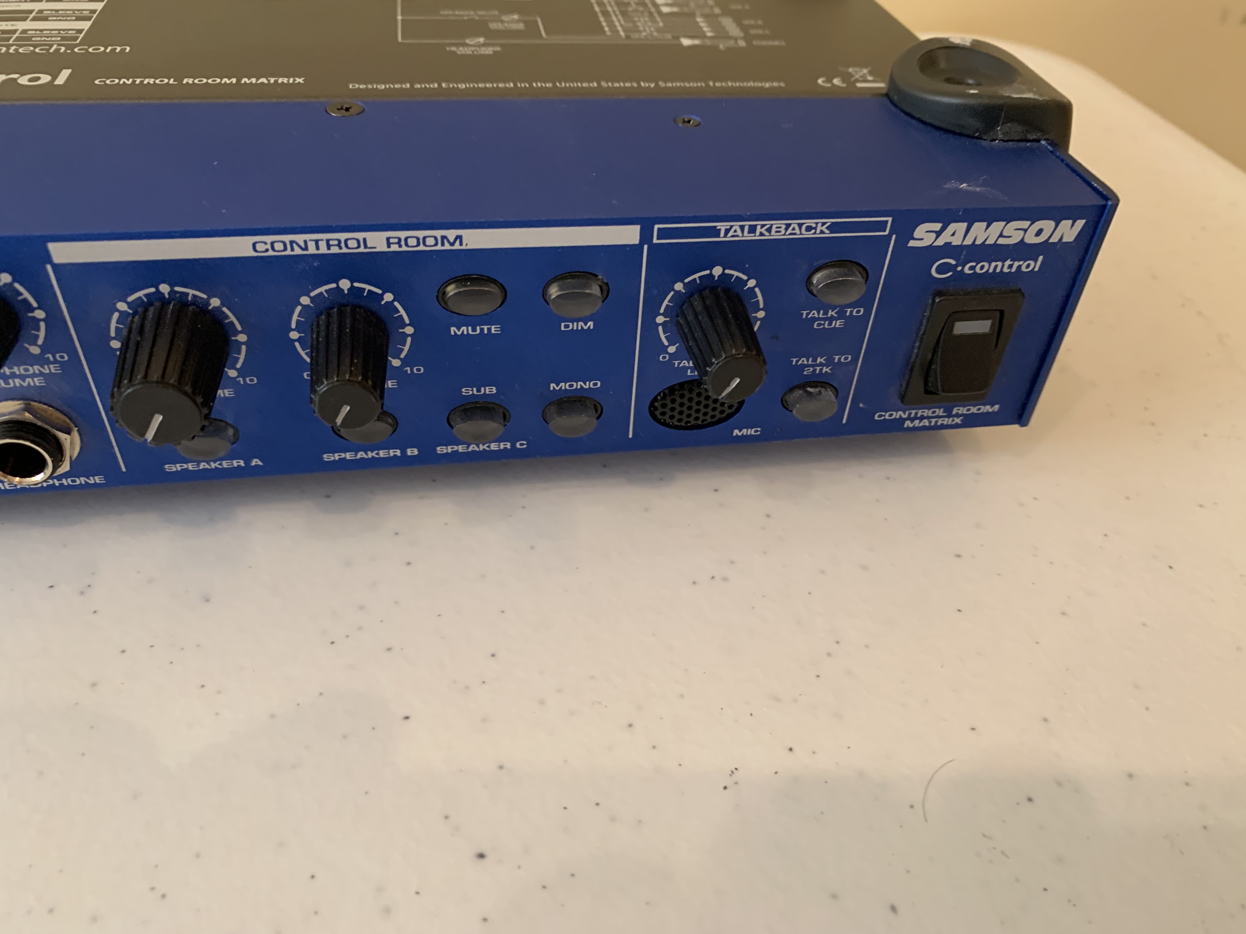 C-control - Samson Technologies C-control - Audiofanzine