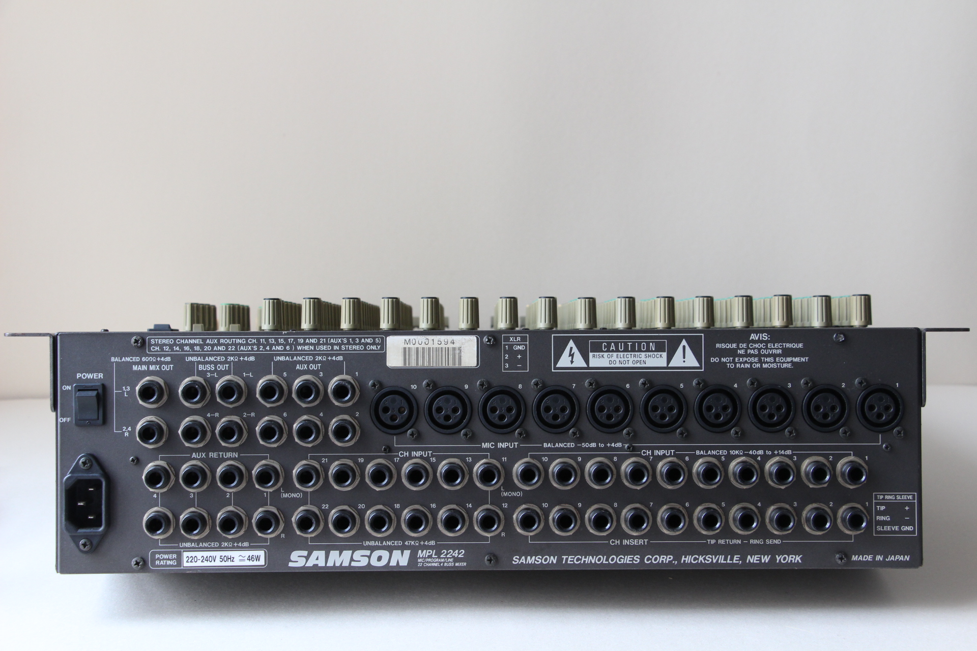 MPL2242 - Samson Technologies MPL2242 - Audiofanzine