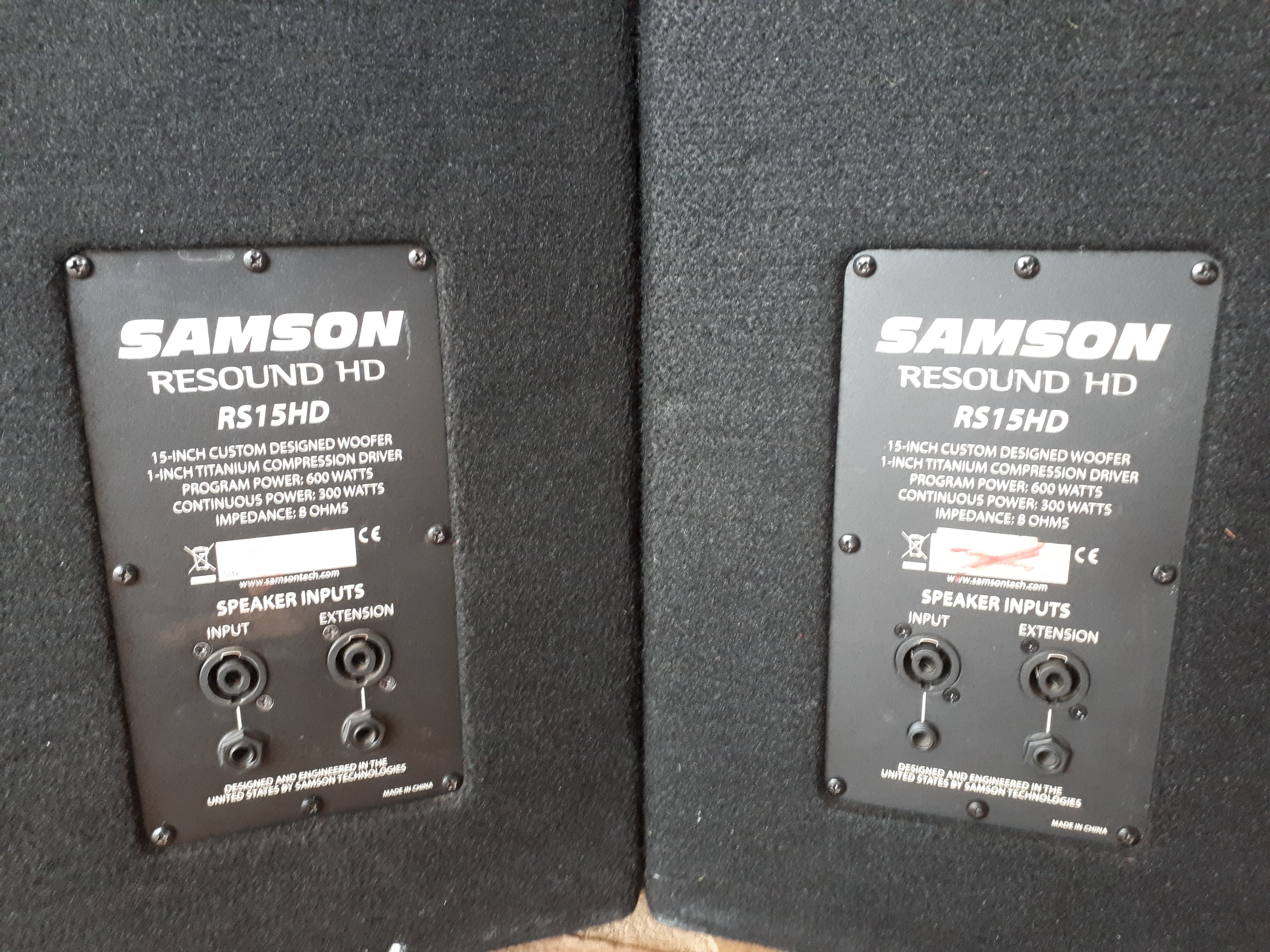 RS15 HD - Samson Technologies RS15 HD - Audiofanzine