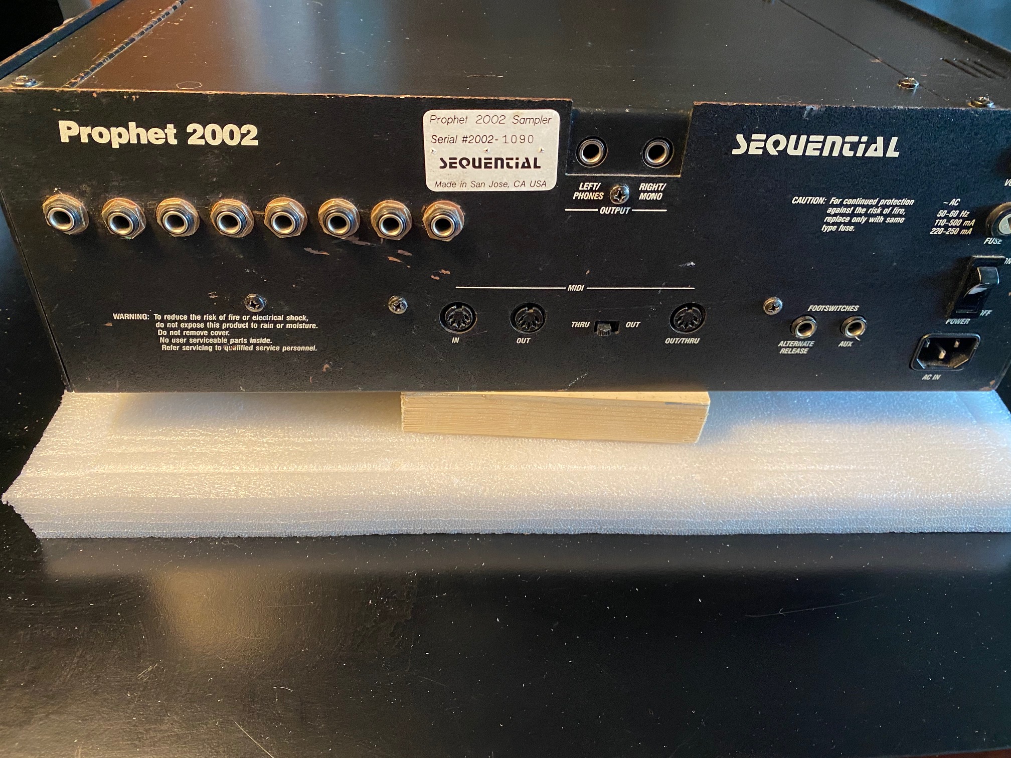 Prophet 2002 - Sequential Circuits Prophet 2002 - Audiofanzine