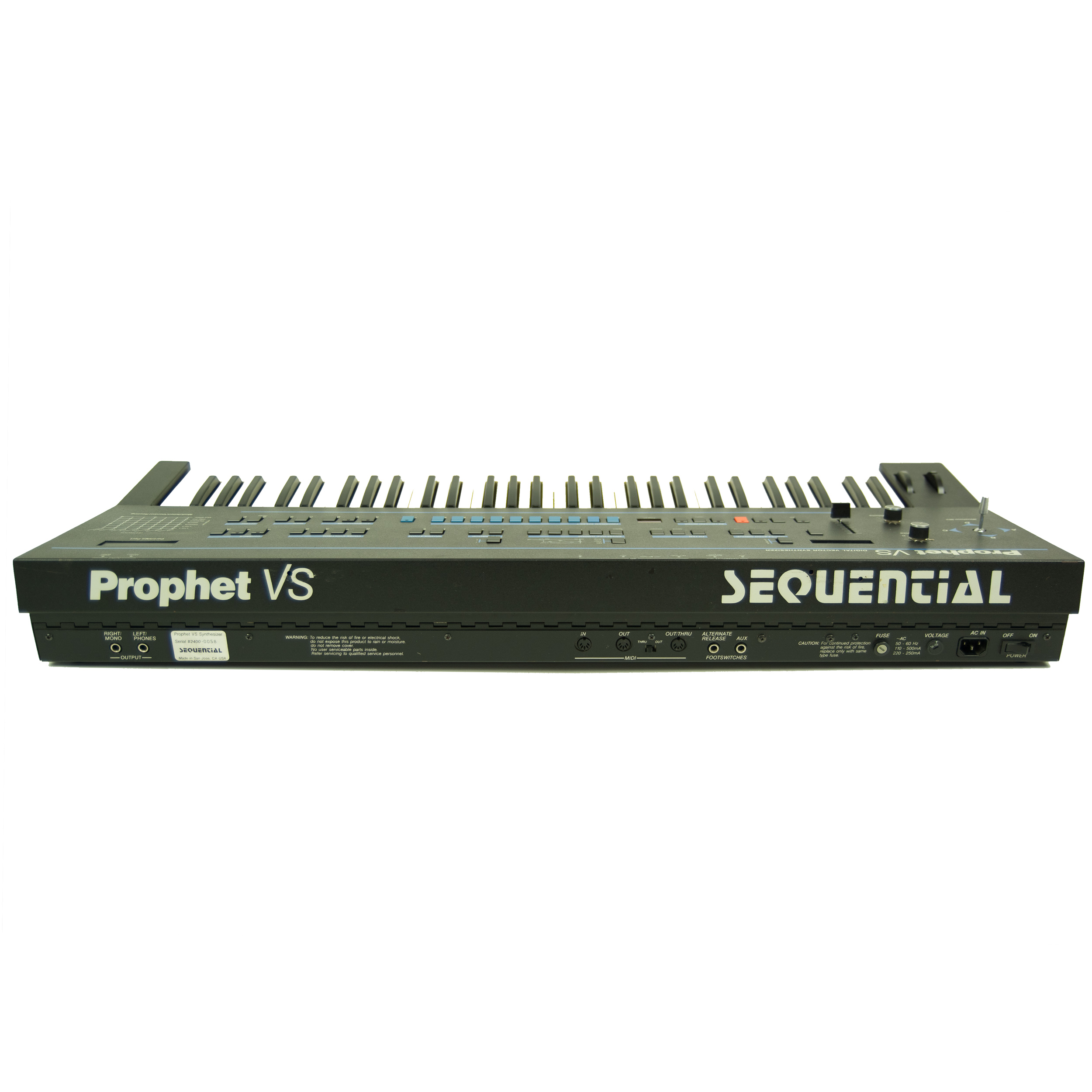 Prophet VS - Sequential Circuits Prophet VS - Audiofanzine