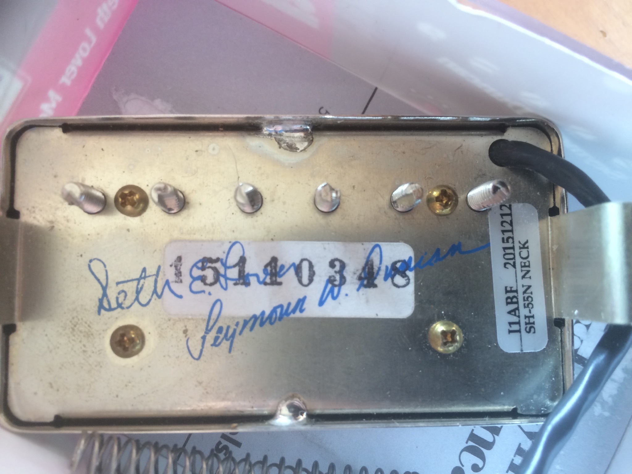 SH-55N Seth Lover Neck - Seymour Duncan SH-55N Seth Lover Neck ...