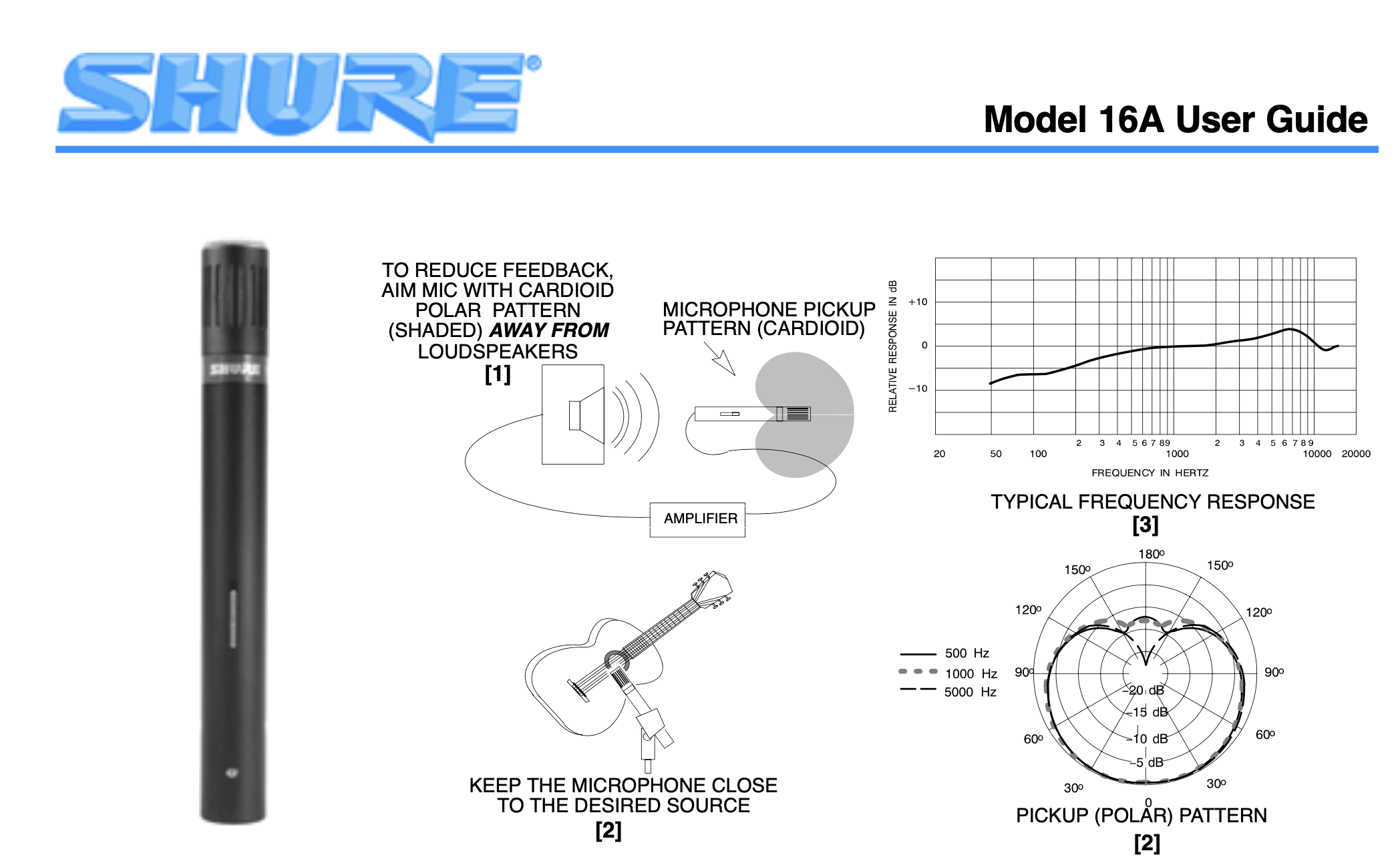 16A - Shure 16A - Audiofanzine