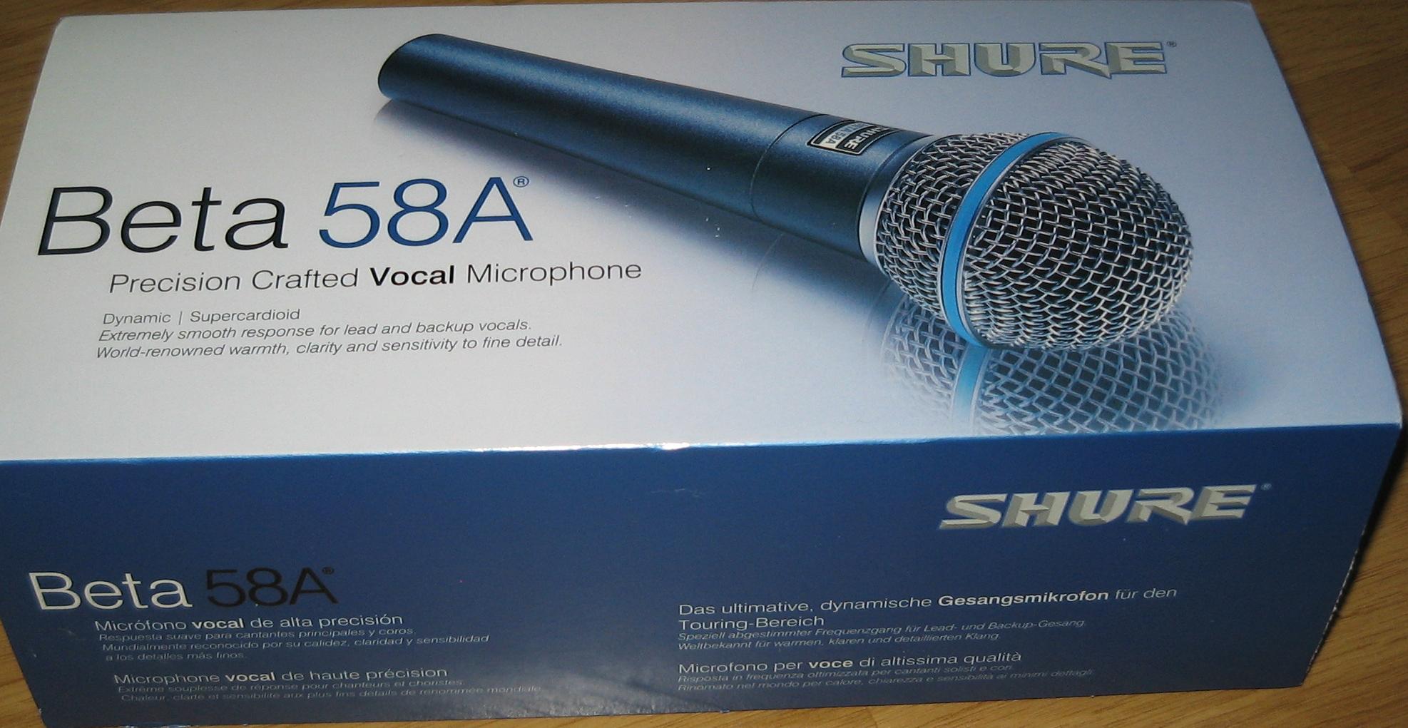 Shure Beta 58A image (#57325) - Audiofanzine