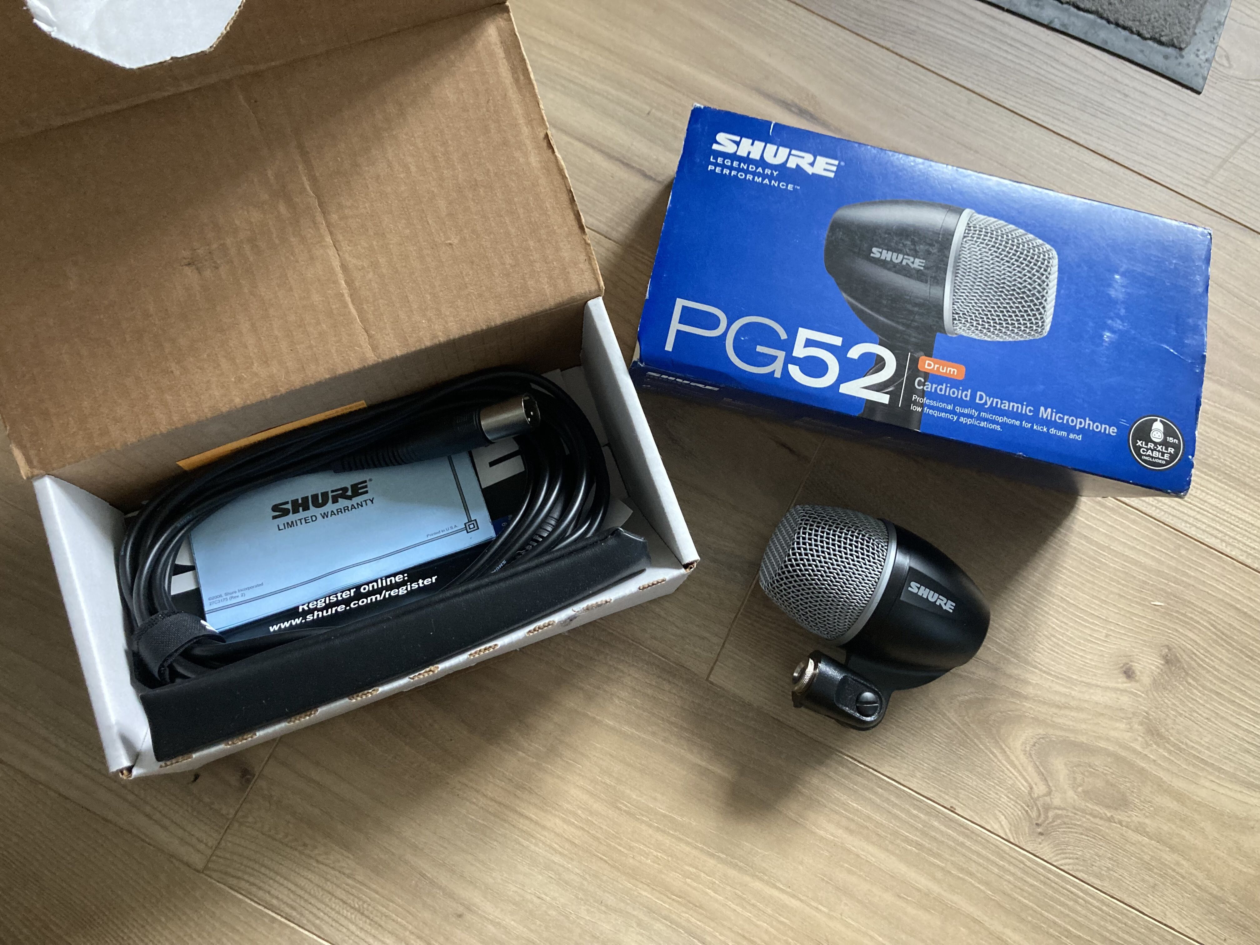 PG52 - Shure PG52 - Audiofanzine