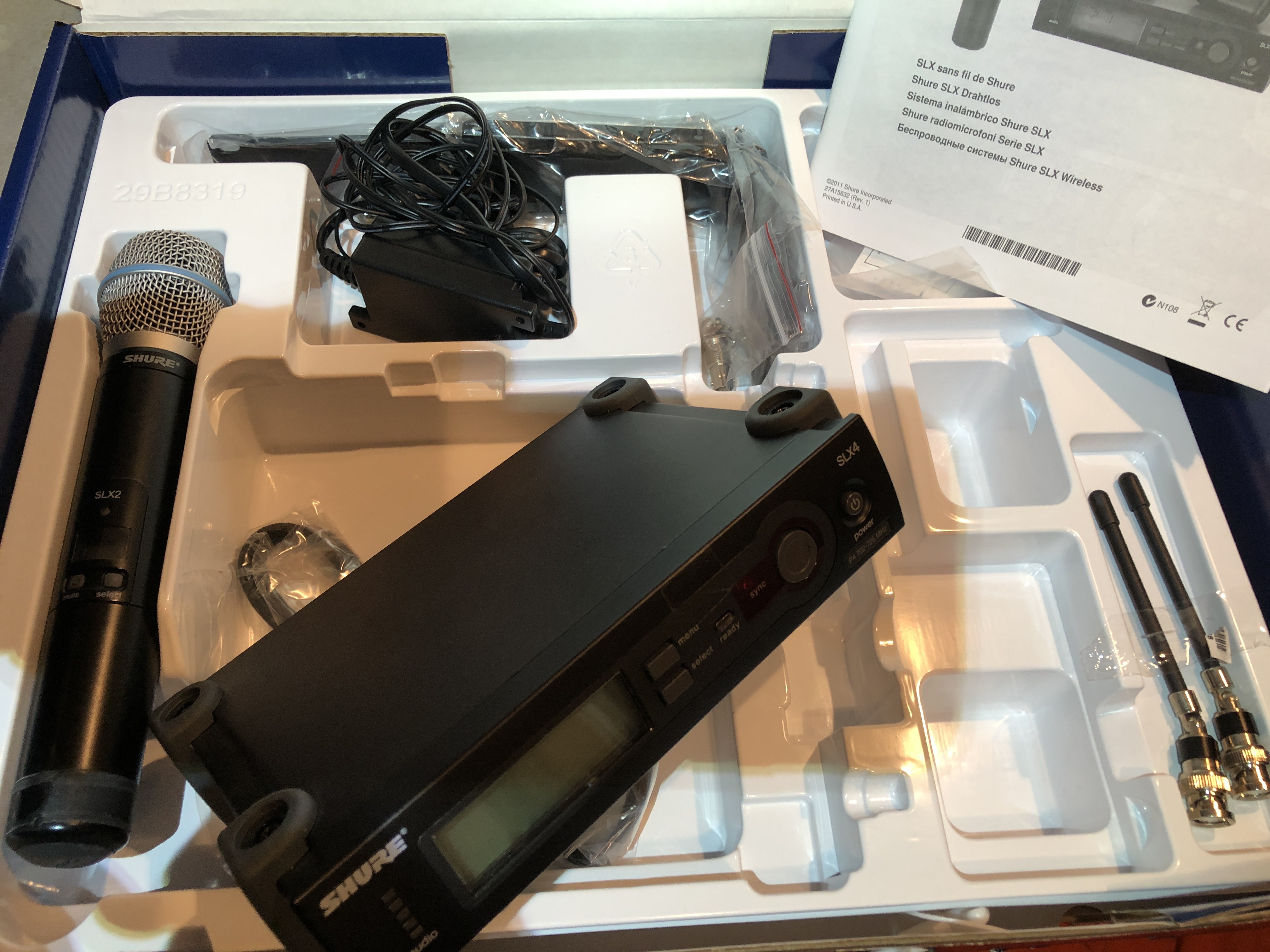 SLX4 / BETA 87A - Shure SLX4 / BETA 87A - Audiofanzine