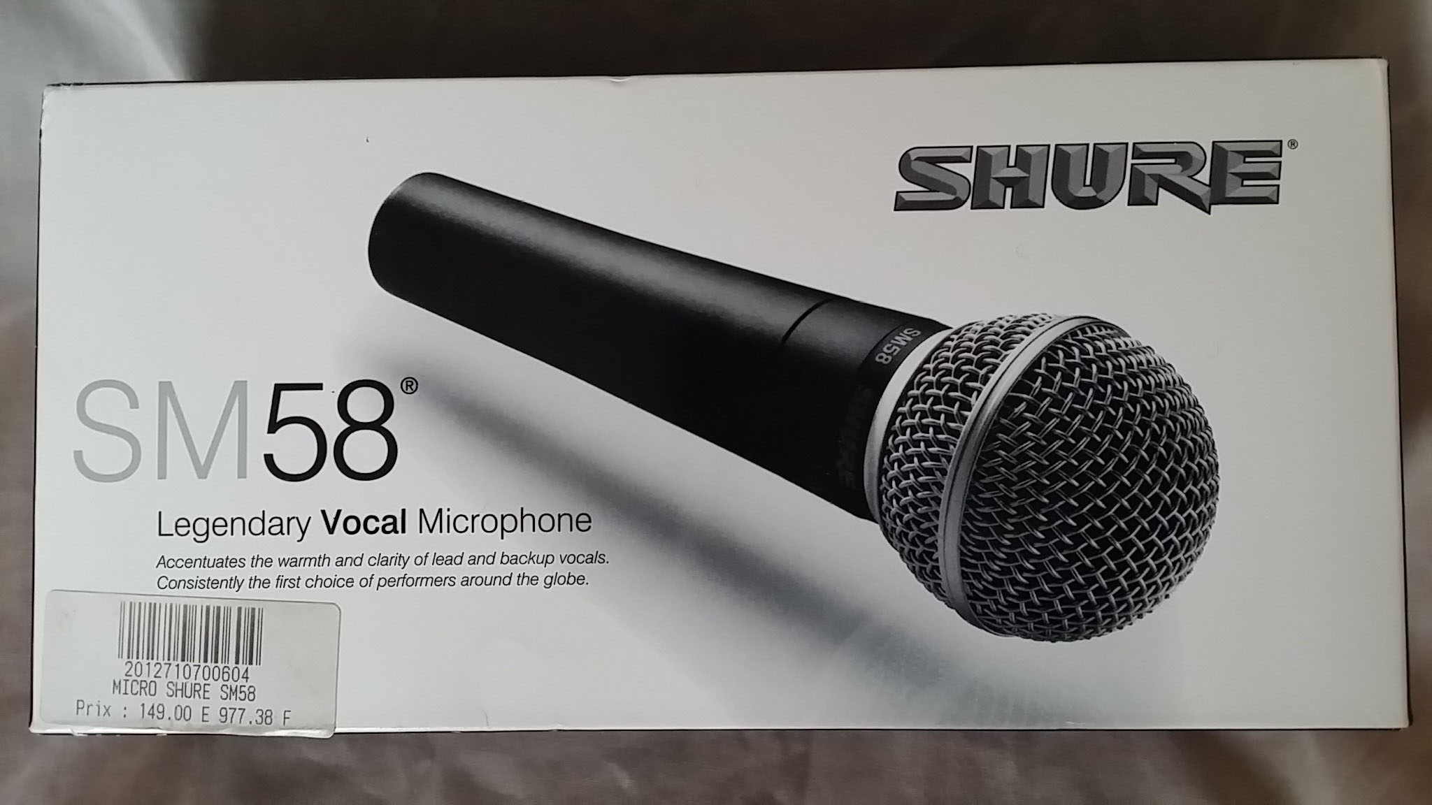 SM58 - Shure SM58 - Audiofanzine