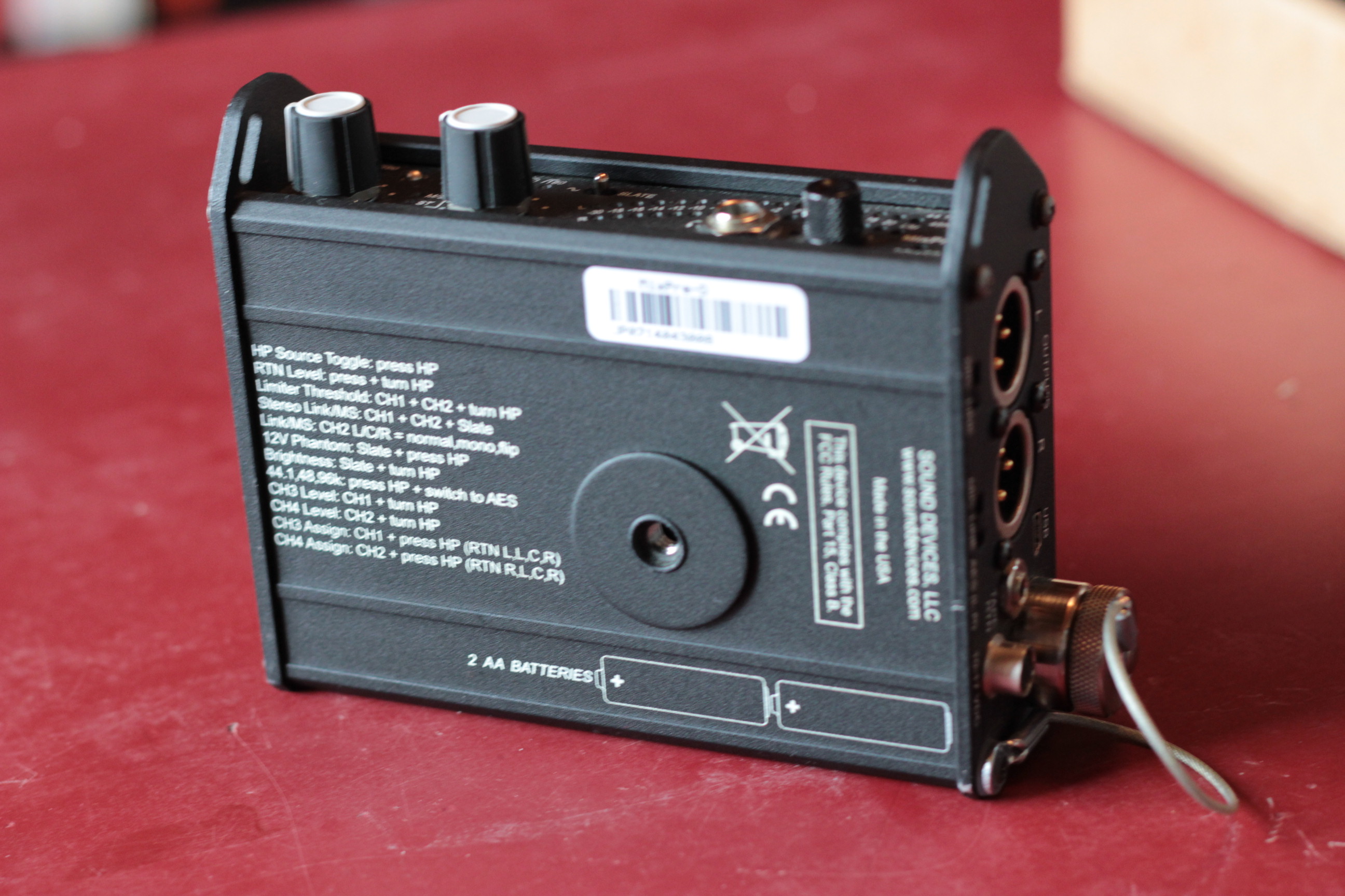 MIXPRE-D - Sound Devices MixPre-D - Audiofanzine