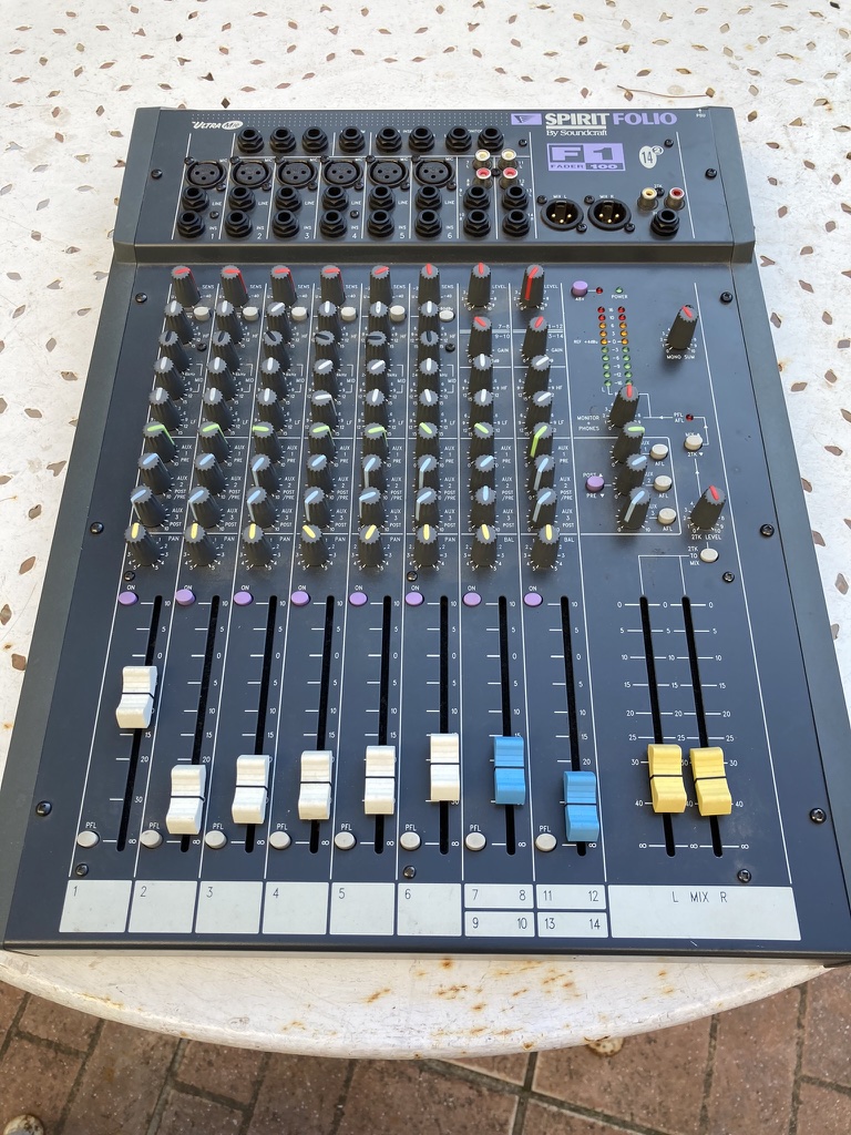 Spirit Folio F1 14/2 - Soundcraft Spirit Folio F1 14/2 - Audiofanzine