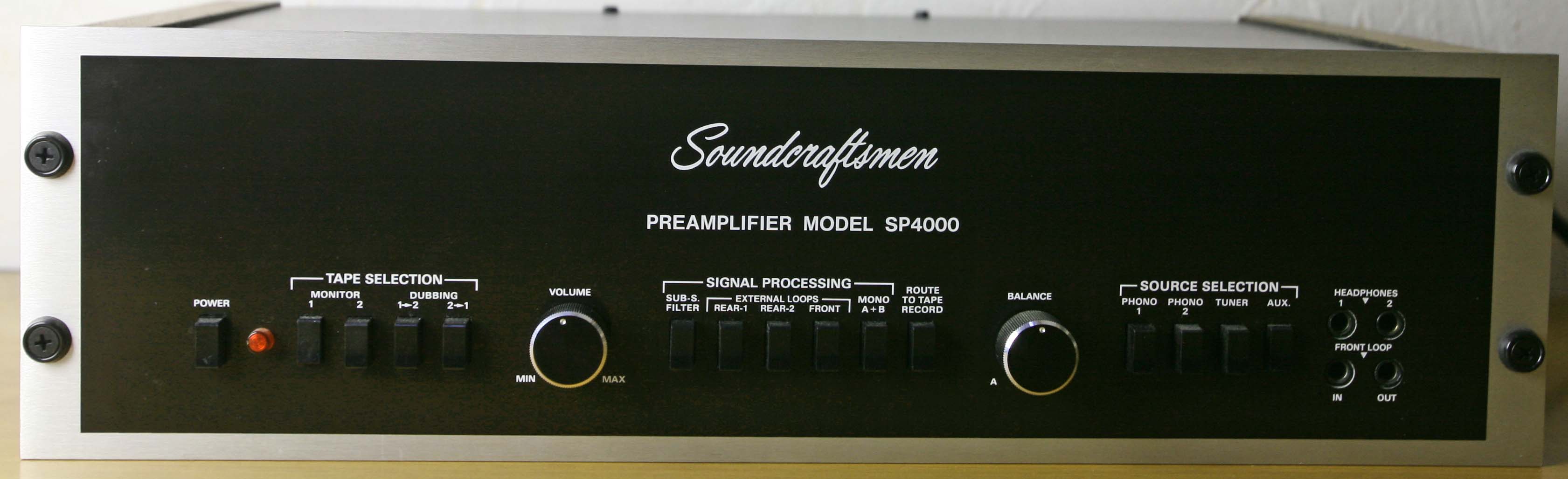 Soundcraftsmen SP 4000 preamp? | Audiokarma Home Audio Stereo ...