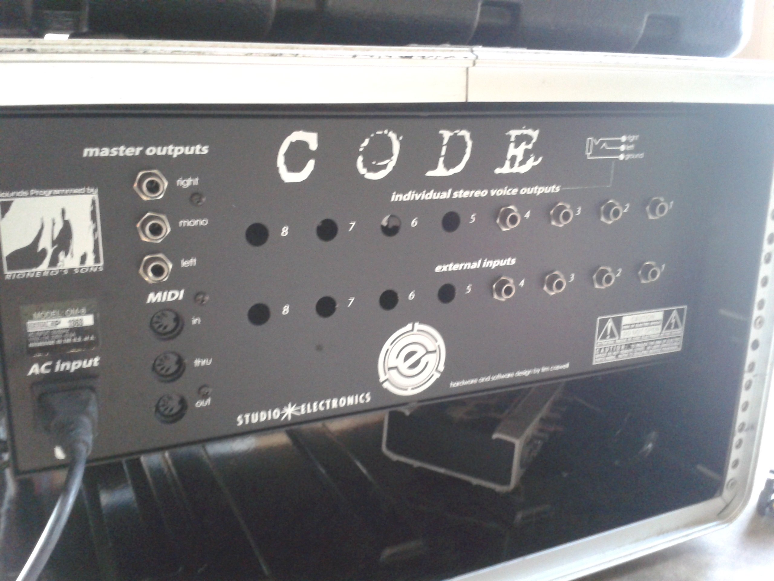 Code - Studio Electronics Code - Audiofanzine