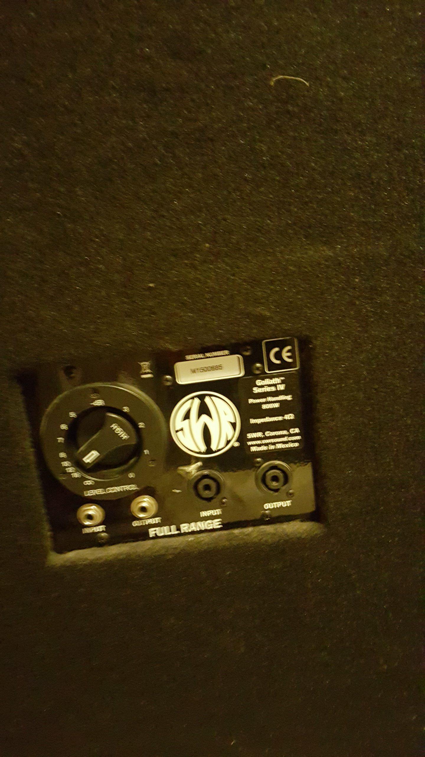 GOLIATH III - SWR Goliath III - Audiofanzine