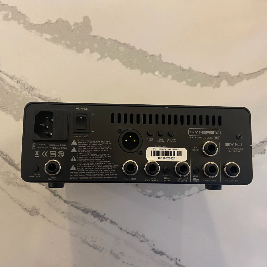 SYN-1 Single Module Tube Preamp Synergy Amps - Audiofanzine