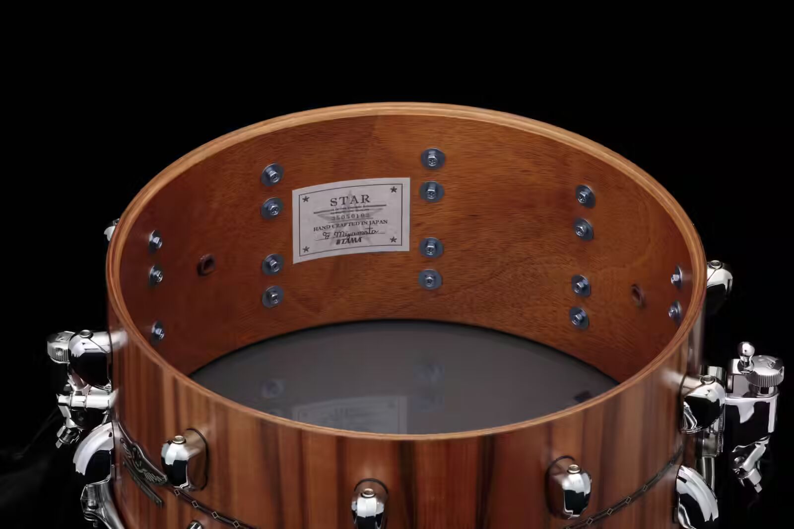 Star Reserve G-Mahogany Snare 14" x 6.5" Tama - Audiofanzine