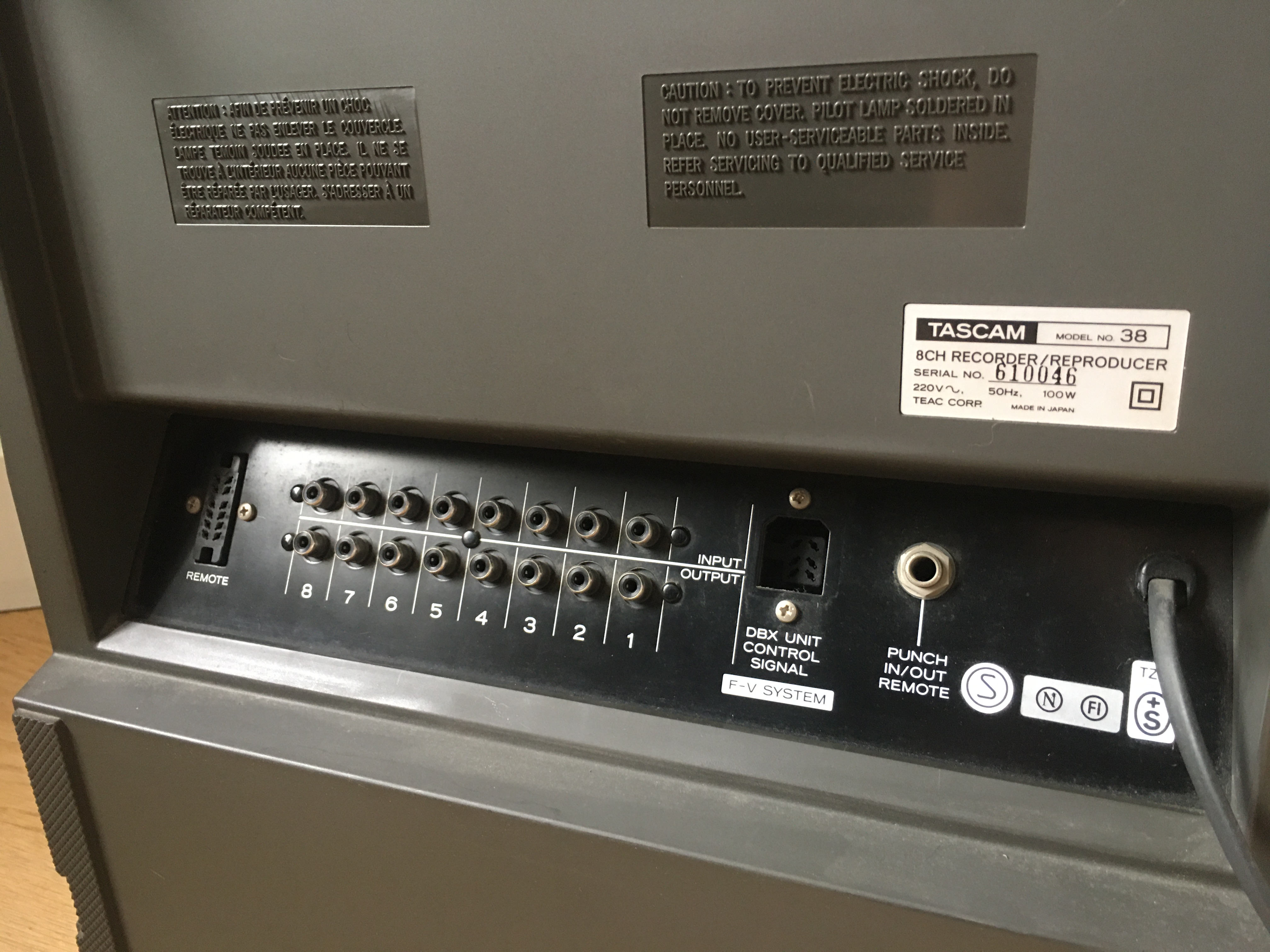 38 - Tascam 38 - Audiofanzine