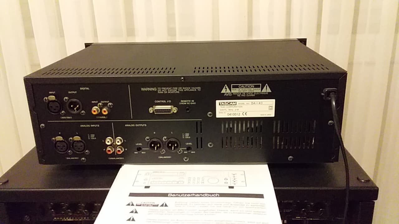 DA-40 - Tascam DA-40 - Audiofanzine