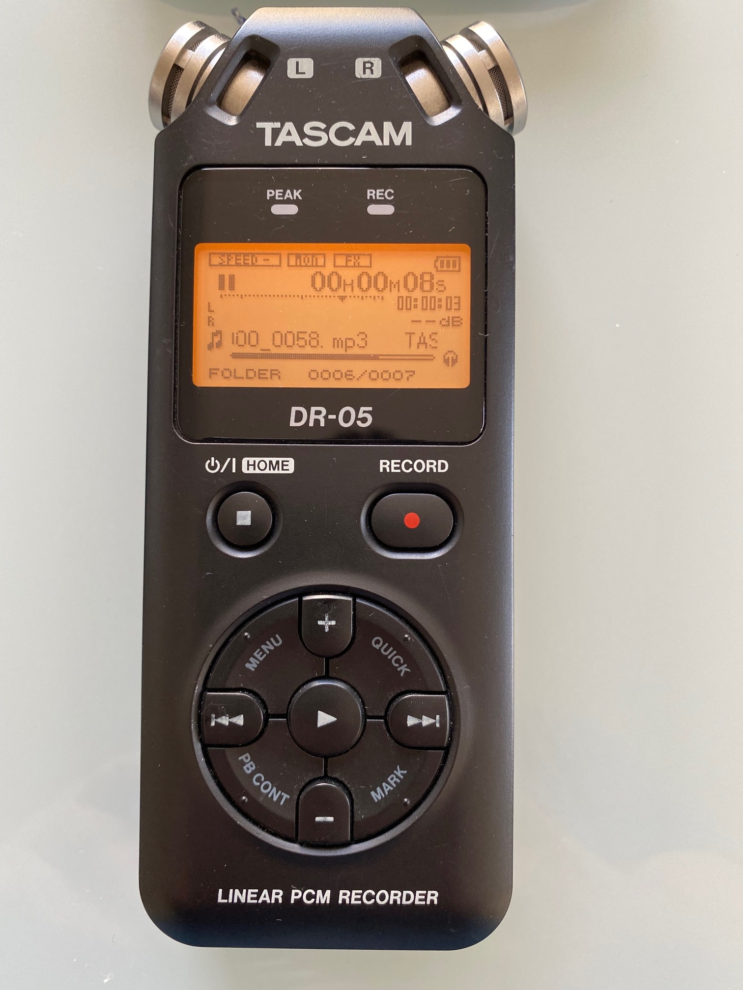 DR-05 - Tascam DR-05 - Audiofanzine