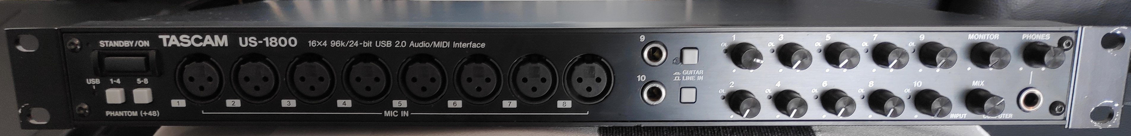 US-1800 - Tascam US-1800 - Audiofanzine