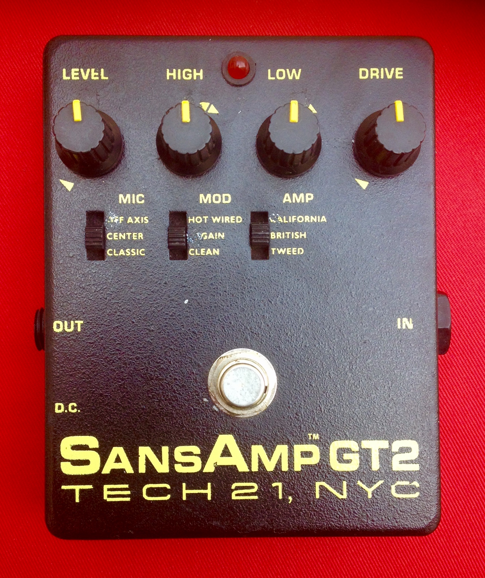 Tech 21 SansAmp GT2 Tube Amp Emulation Pedal Bon Etat (Aquitaine ...