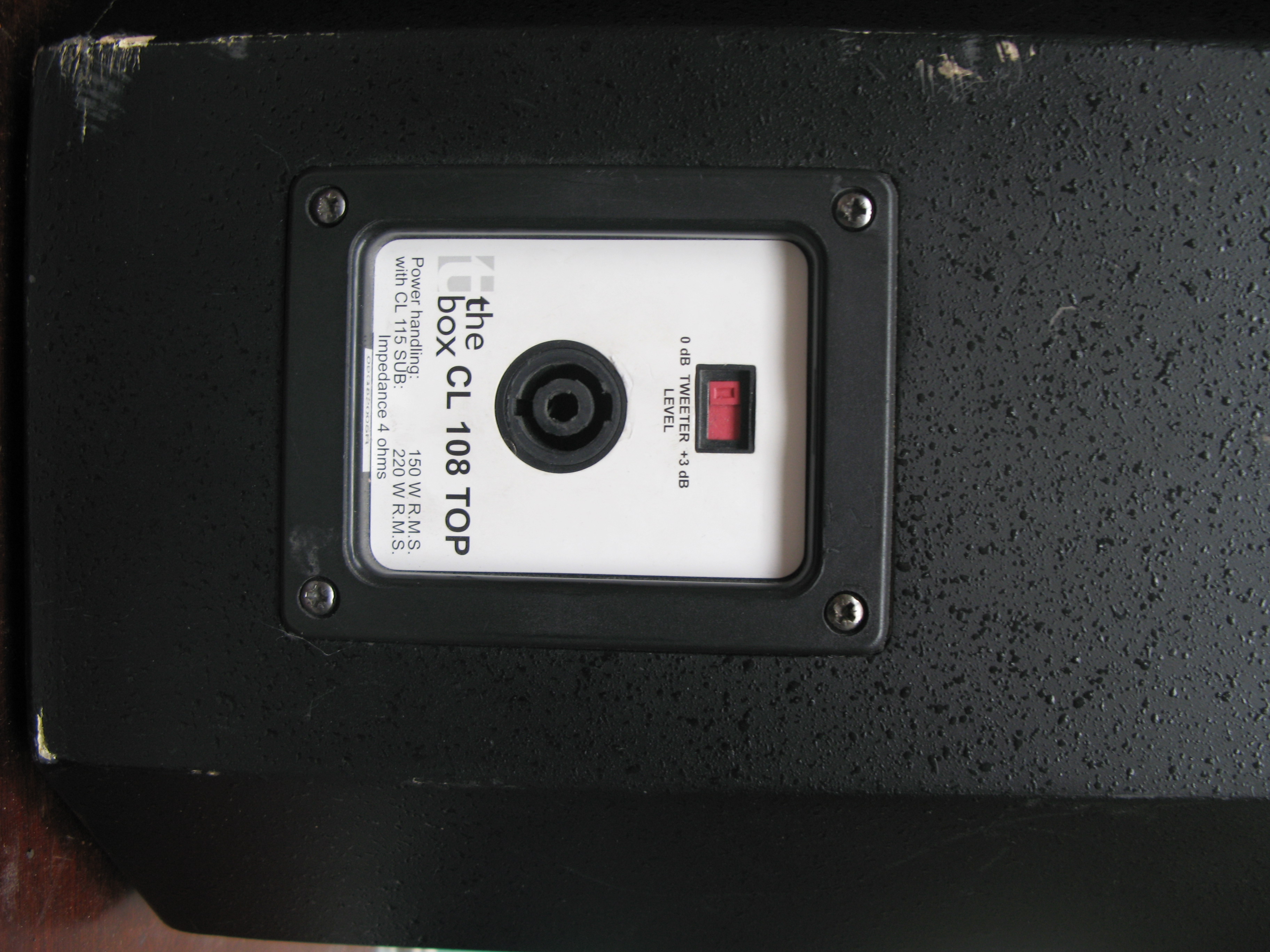 CL 108 TOP - the box CL 108 TOP - Audiofanzine